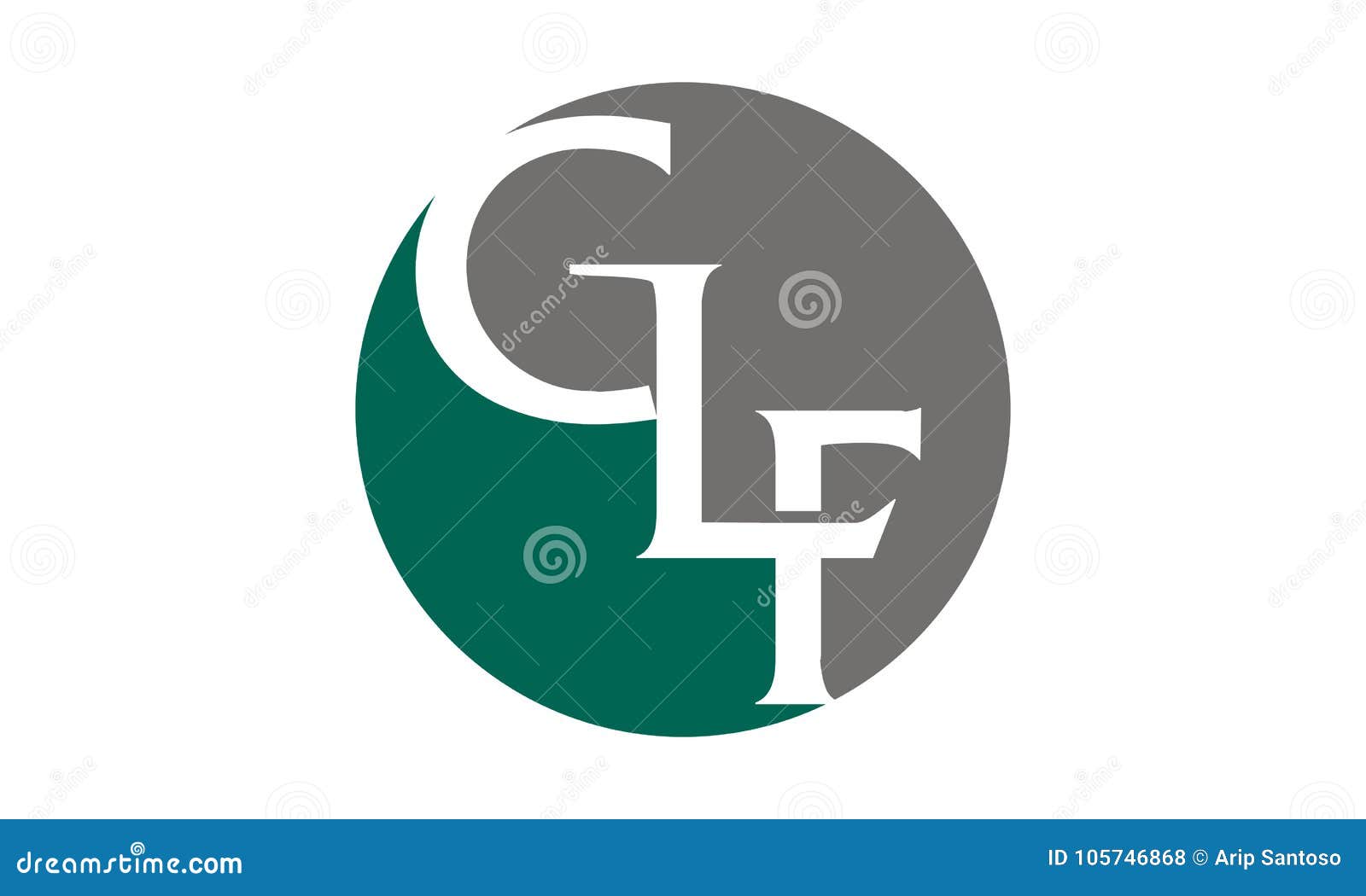 Letter GLF Logo stock vector. Illustration of financial - 105746868