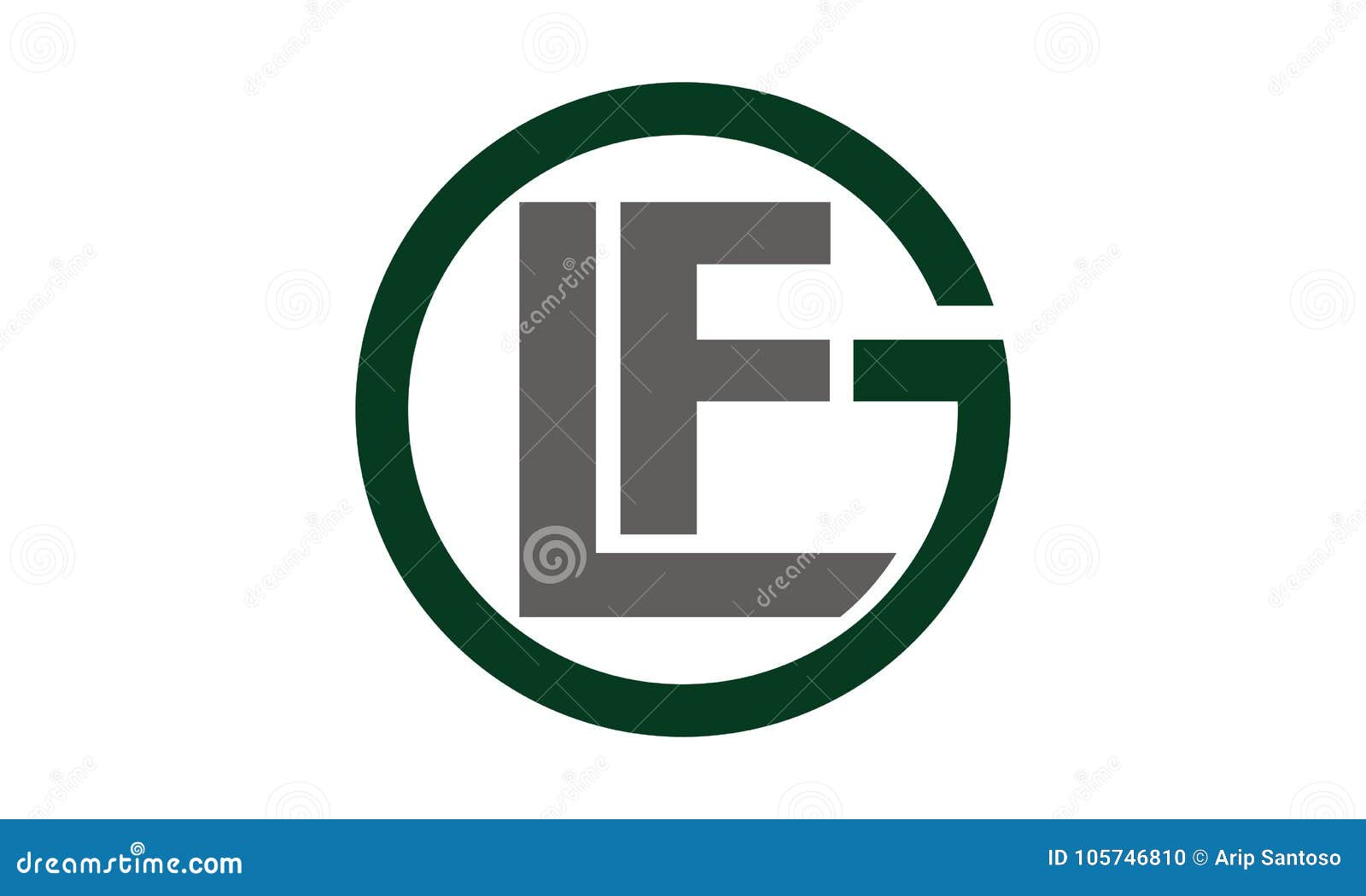 Letter GLF Logo stock vector. Illustration of corporate - 105746810