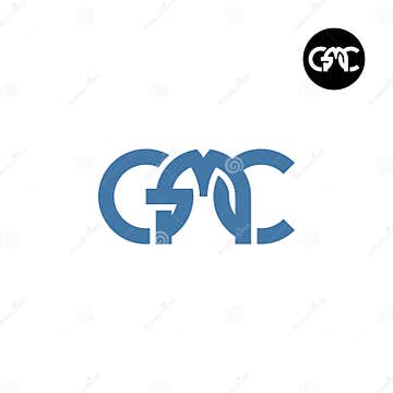 Letter GMC Monogram Logo Design Stock Illustration - Illustration of ...