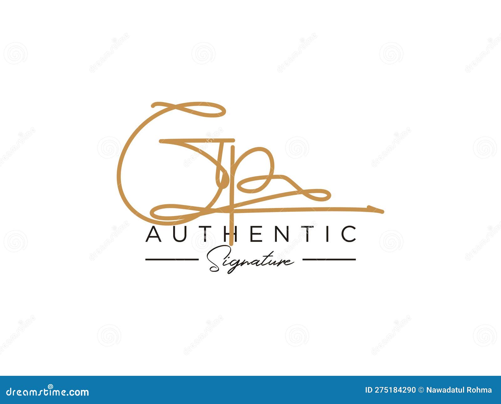 Letter GP Signature Logo Template Vector Stock Vector - Illustration of ...