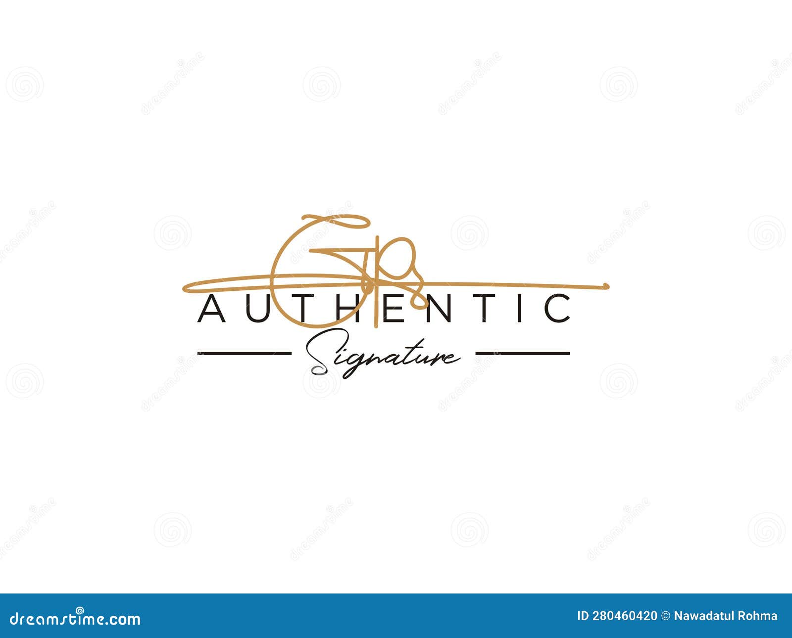 Letter GP Signature Logo Template Vector Stock Vector - Illustration of ...