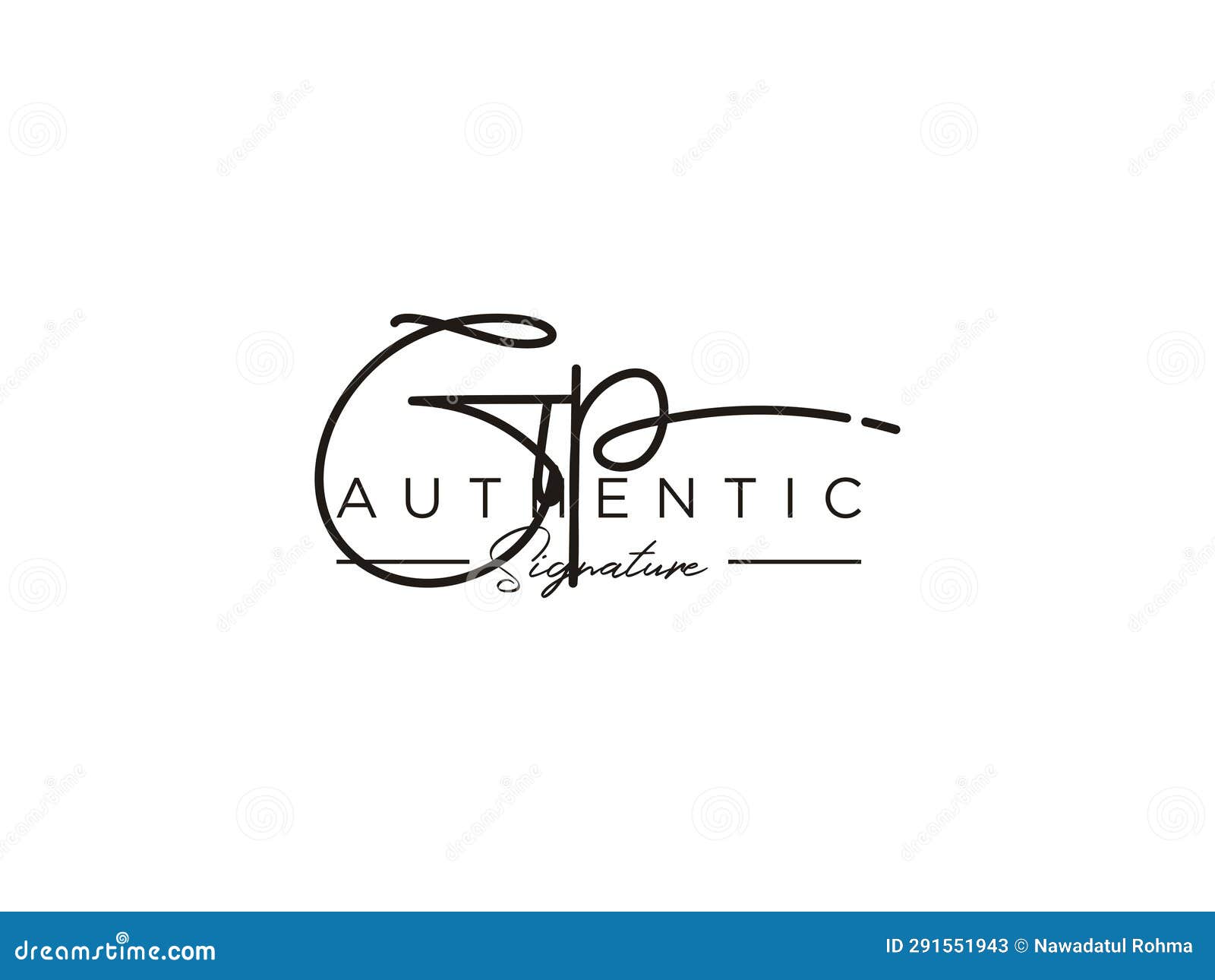 Letter GP Signature Logo Template Vector Stock Vector - Illustration of ...