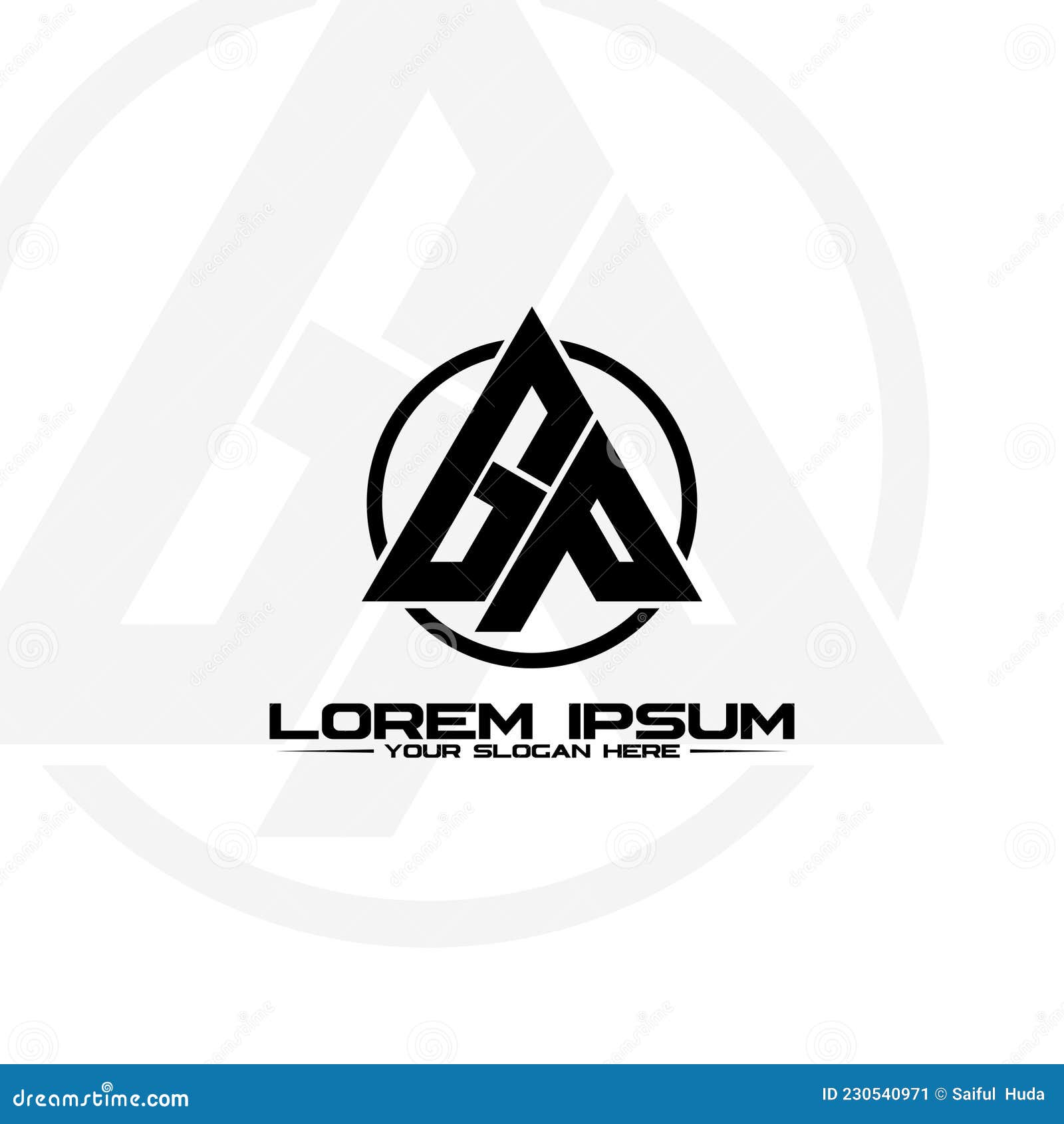 Simple CR Monogram Logo Royalty-Free Stock Photo | CartoonDealer.com ...