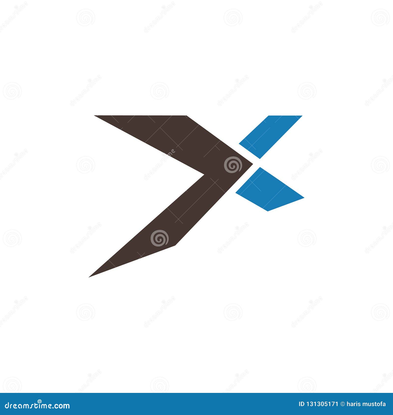 Letter X Graphic Design Template Vector Illustration Stock Vector ...