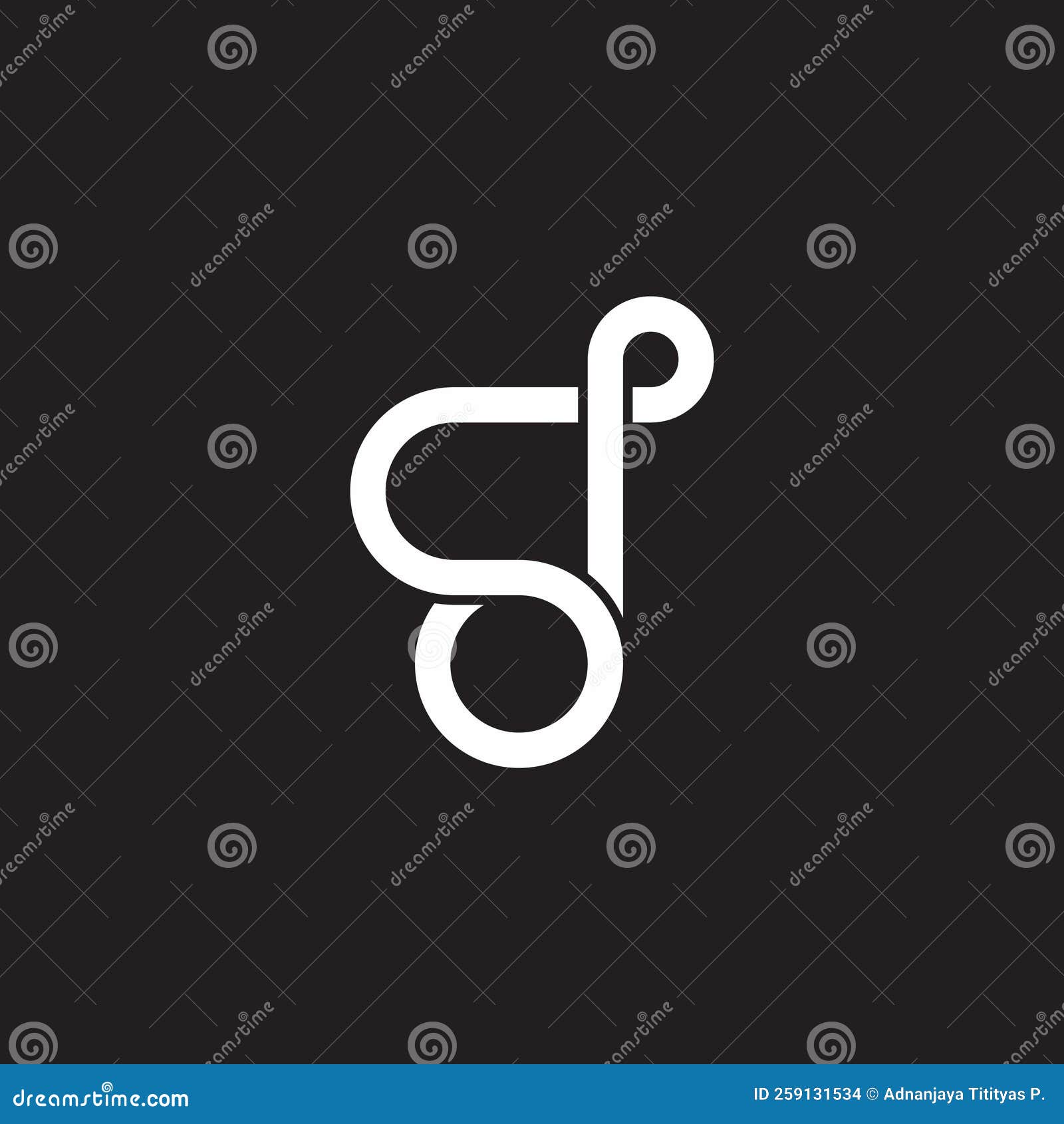 Letter Gs Abstract Geometric Line Logo Vector Stock Vector ...