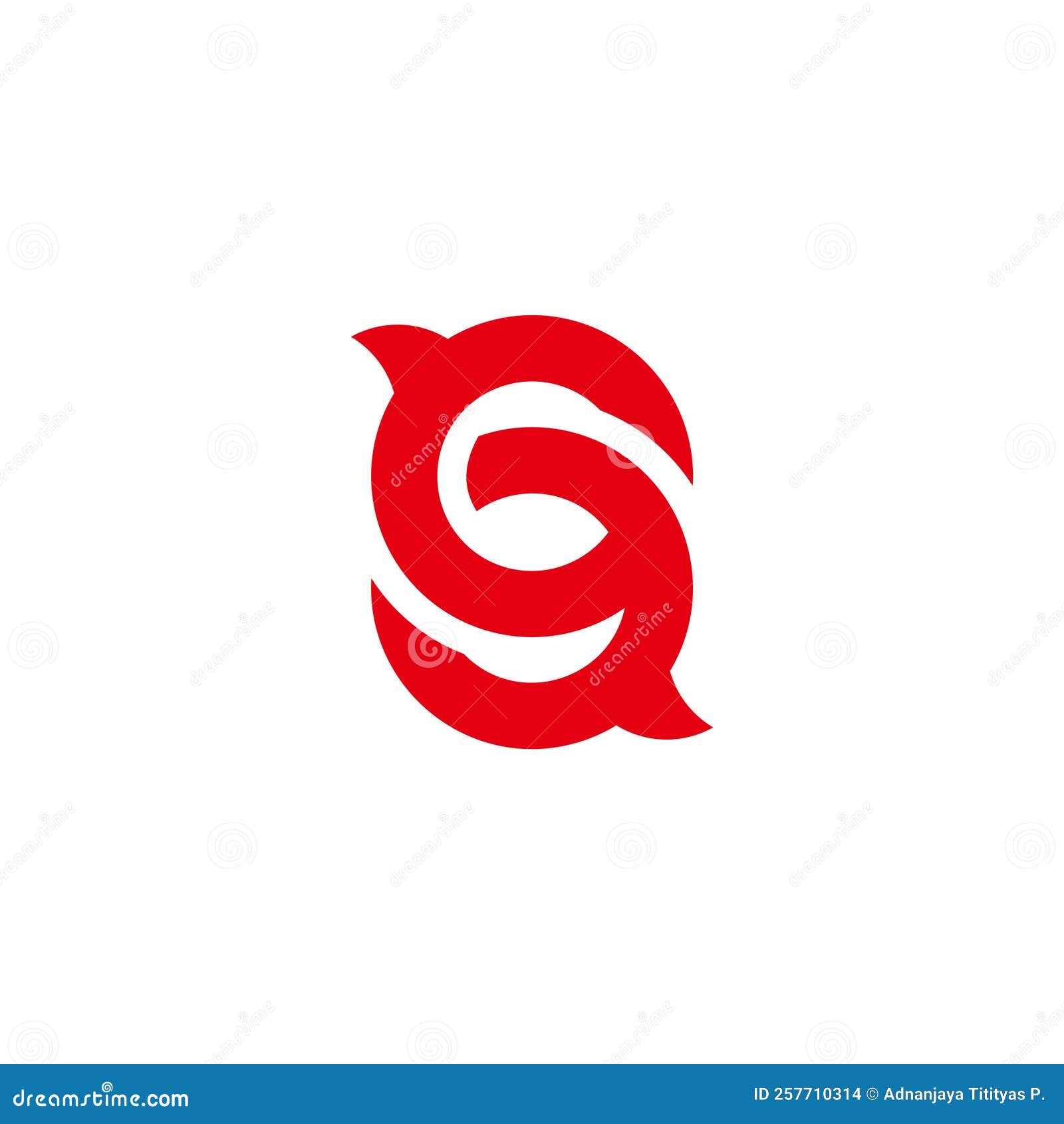 Letter Gs Curves Connect Logo Vector Stock Vector - Illustration of ...