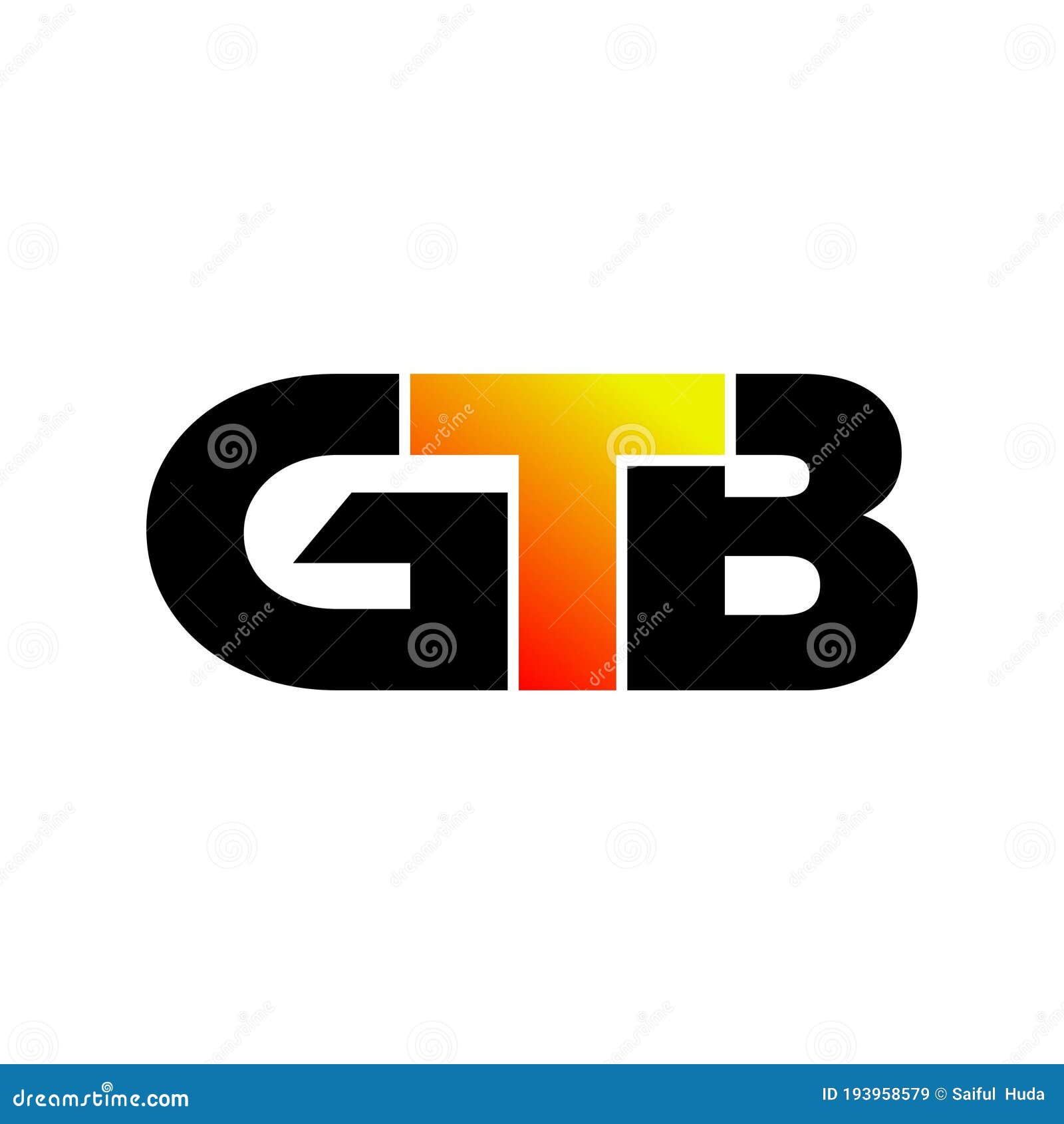 Letter GTB Simple Monogram Logo Icon Design. Stock Vector ...