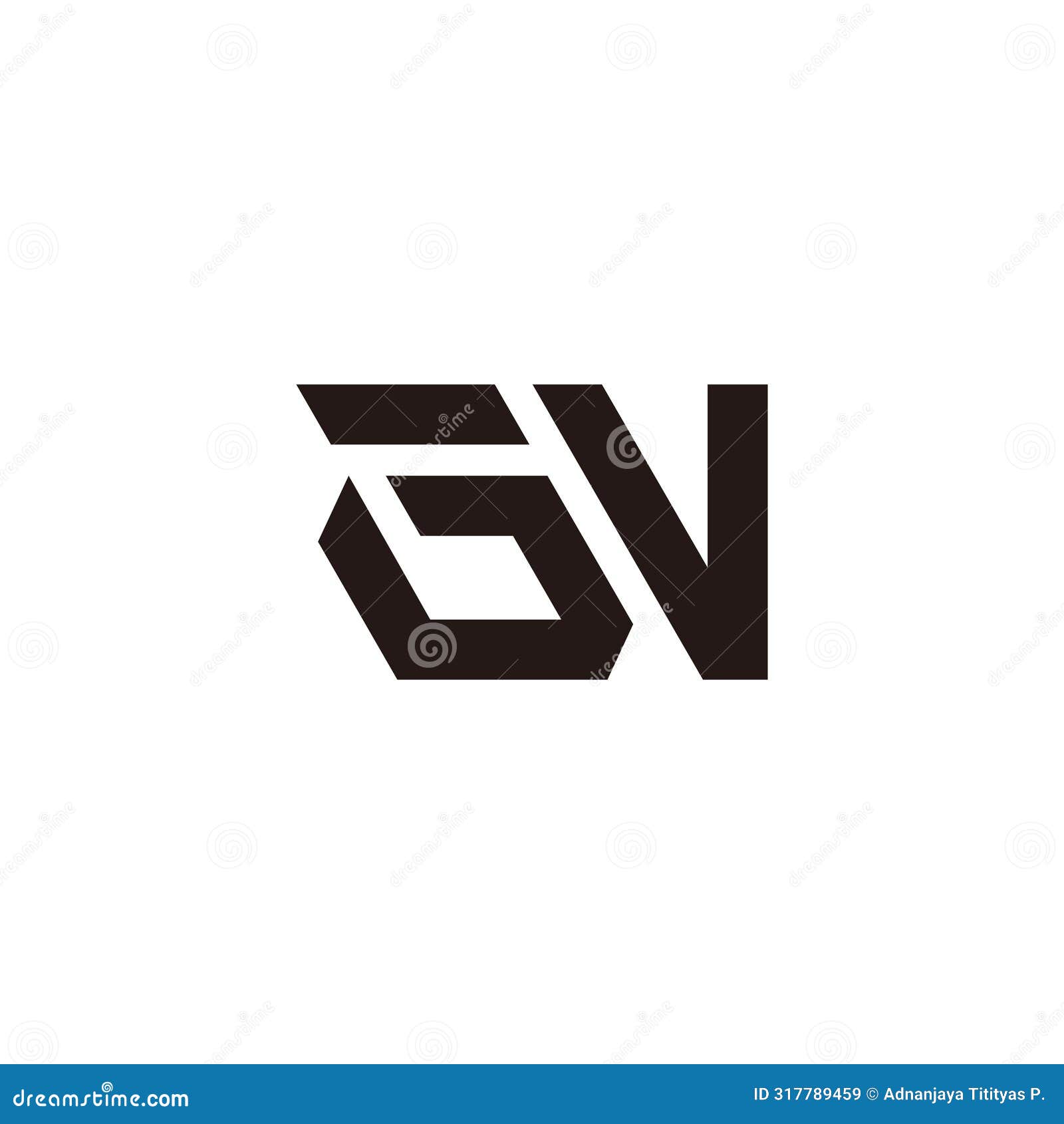 Letter Gv Simple Geometric Lines Logo Vector Stock Vector ...