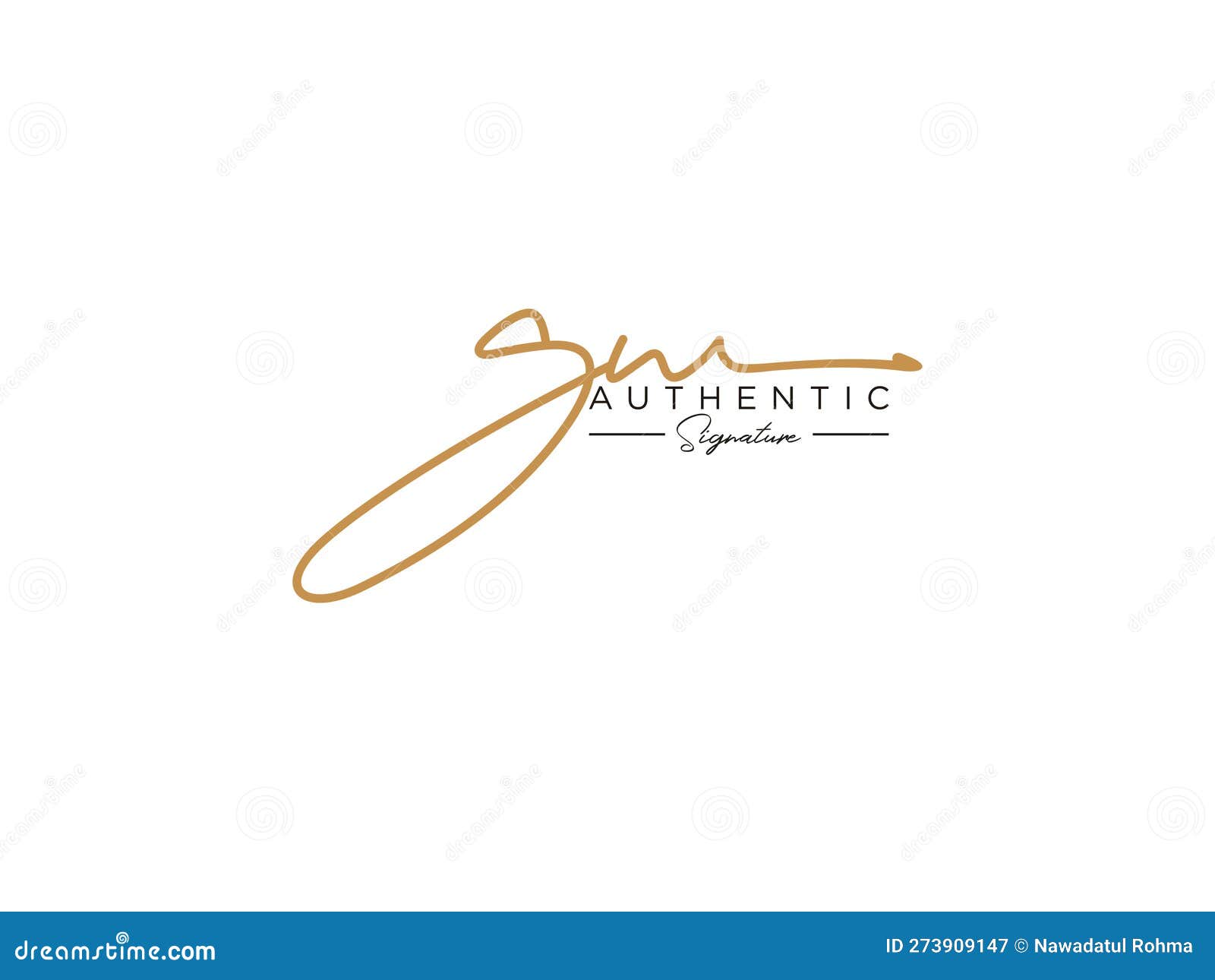 Letter GW Signature Logo Template Vector Stock Vector - Illustration of ...