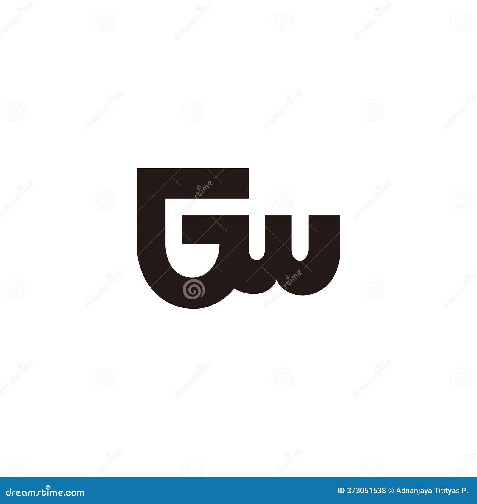 Looping Font Typography Logo Design Stock Illustration | CartoonDealer ...