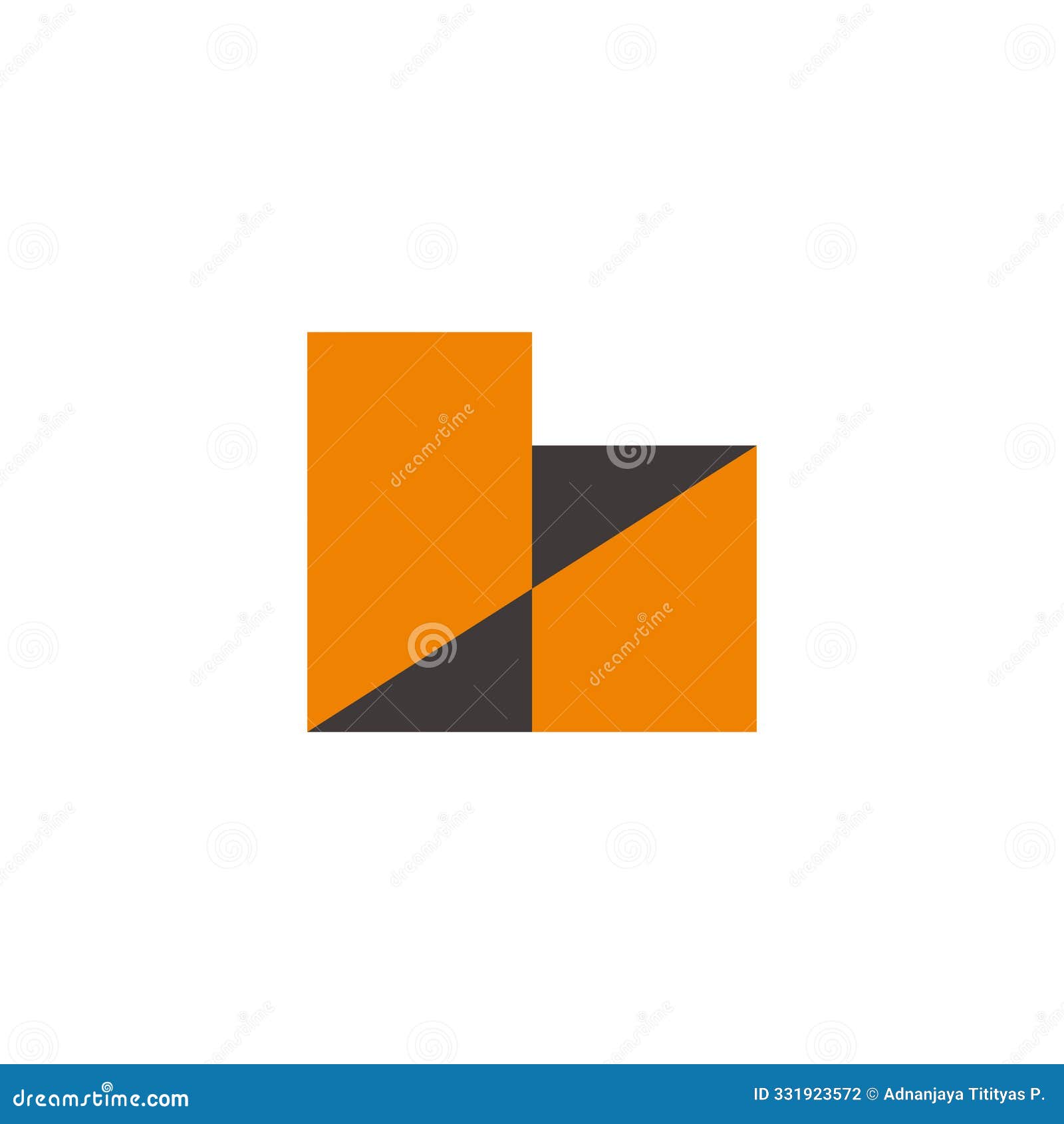 Letter H Abstract Home Building Shadow 3d Flat Logo Vector Stock Vector ...