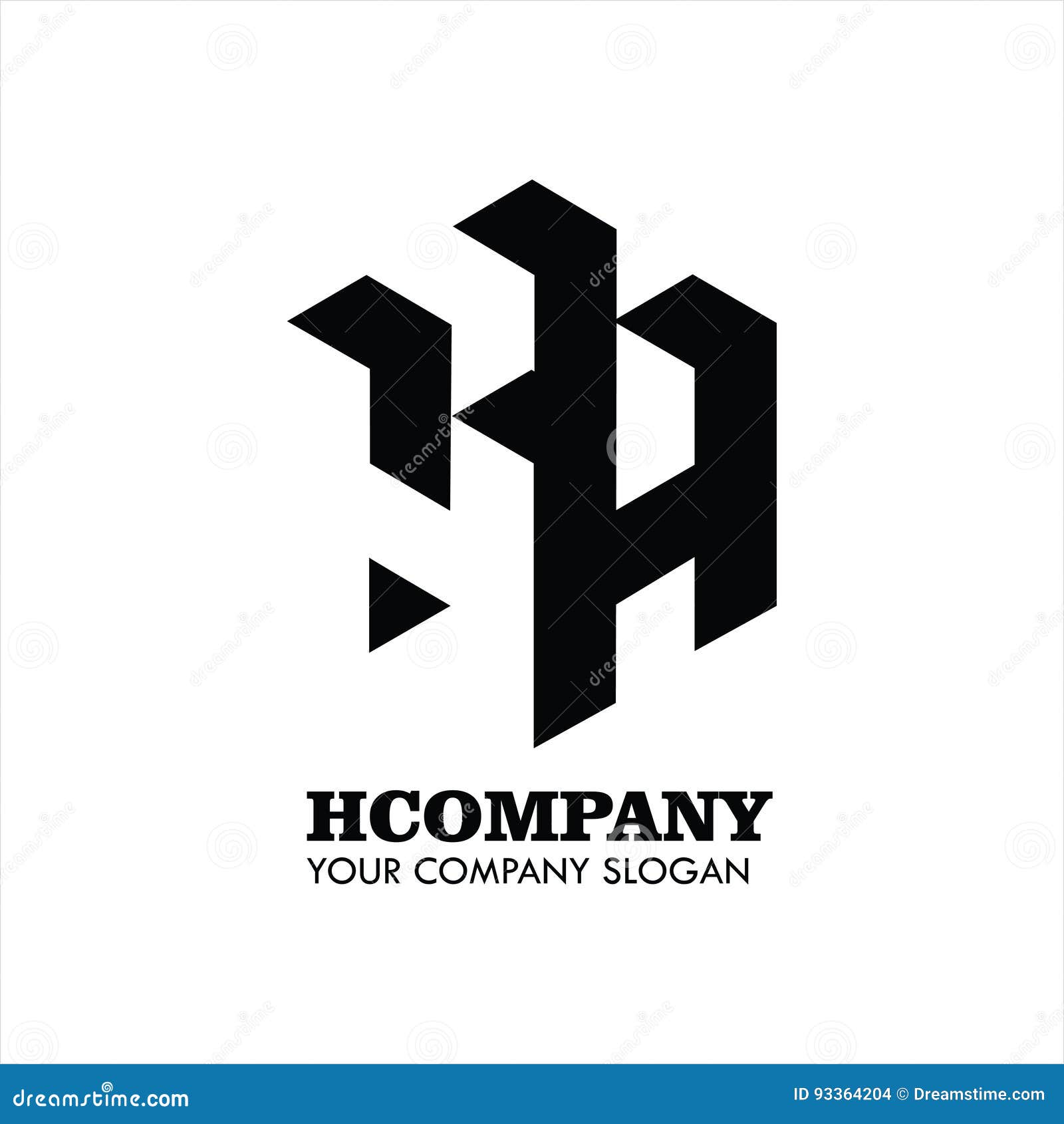 Letter H Company Logo Vector Illustration de Vecteur - Illustration du ...