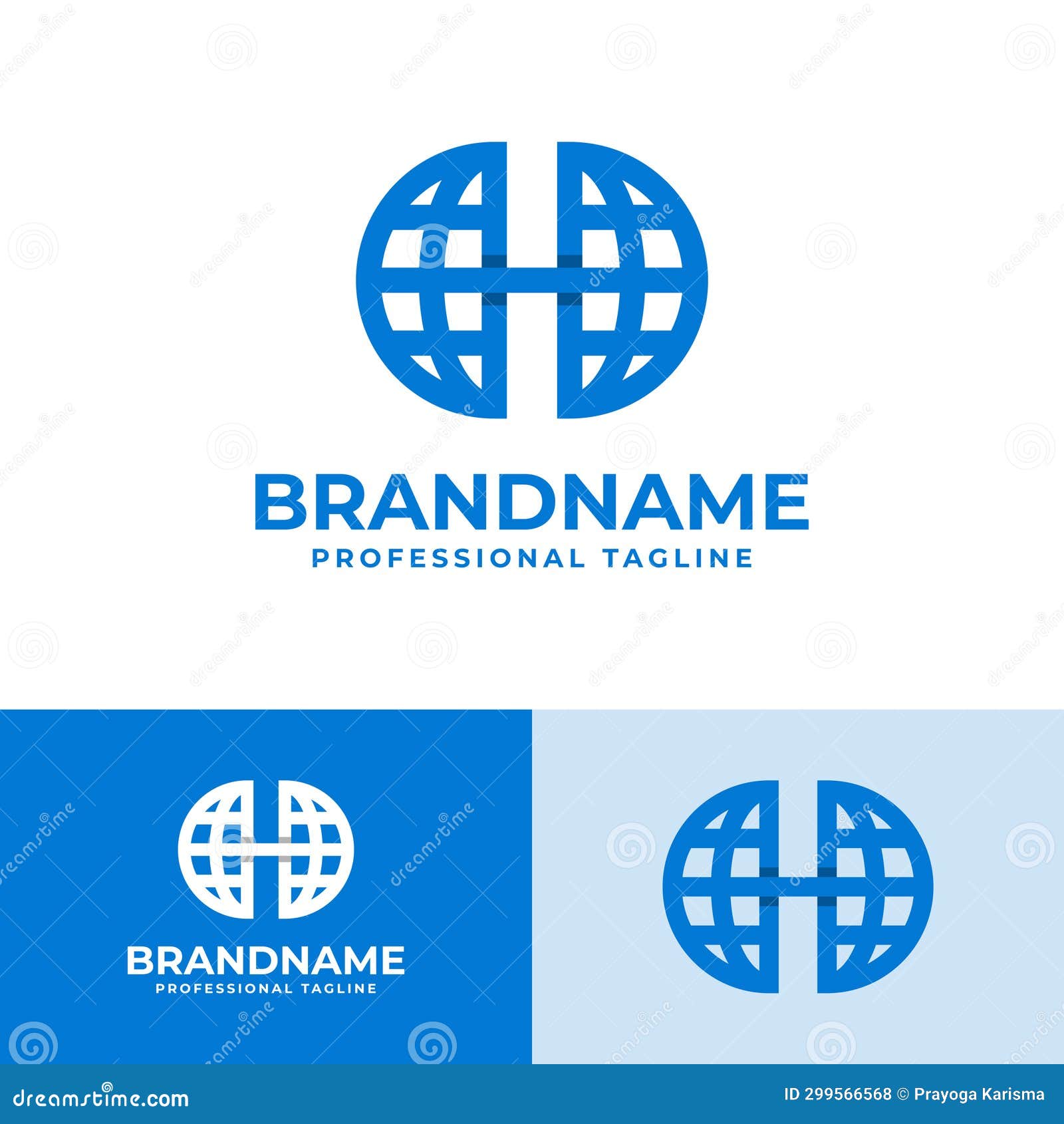 Letter H Globe Logo, Suitable for Business Related To Globe with H Initial Stock Illustration ...