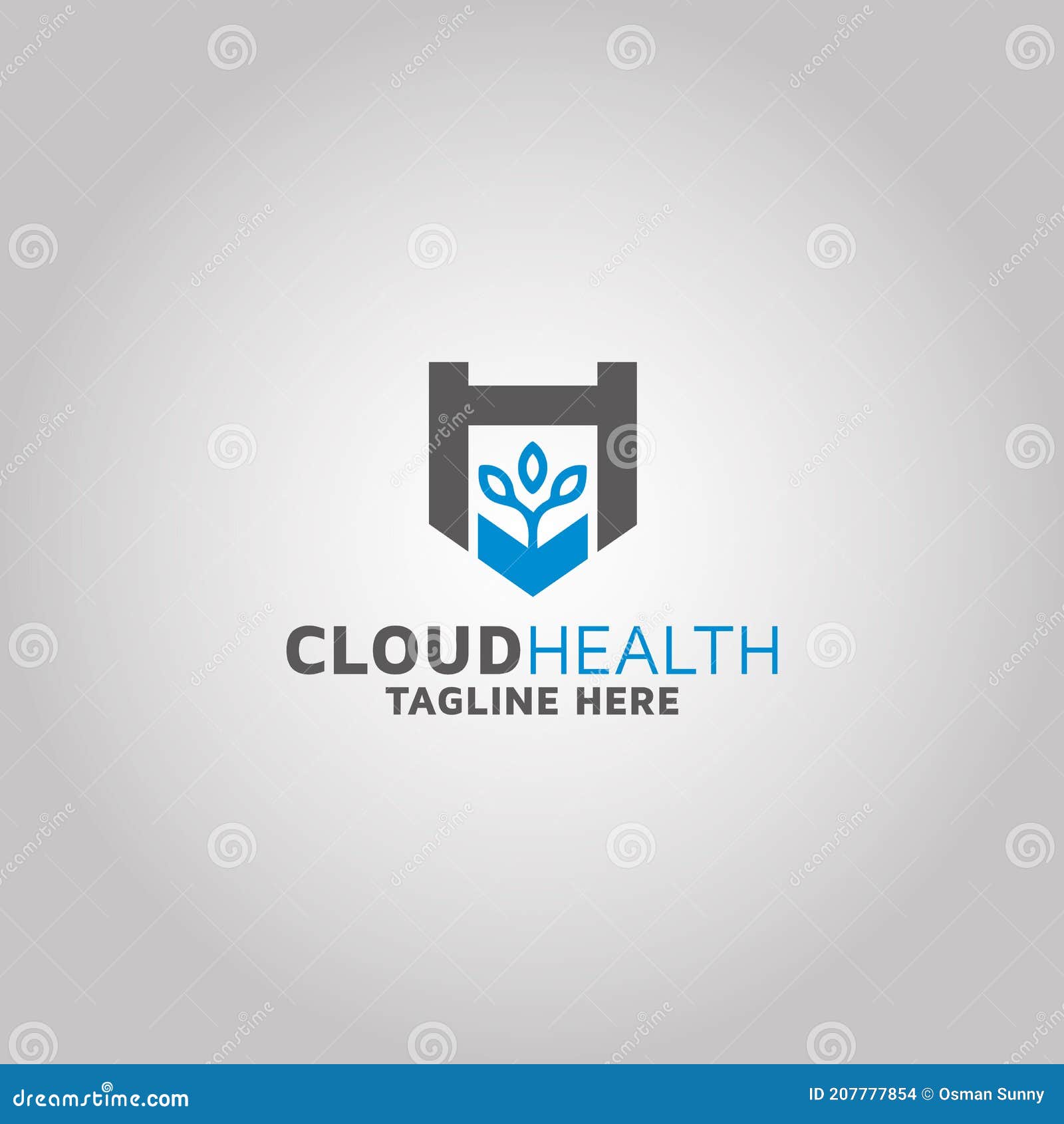 Letter H & Health Logo Design Idea Stock Vector - Illustration of ...