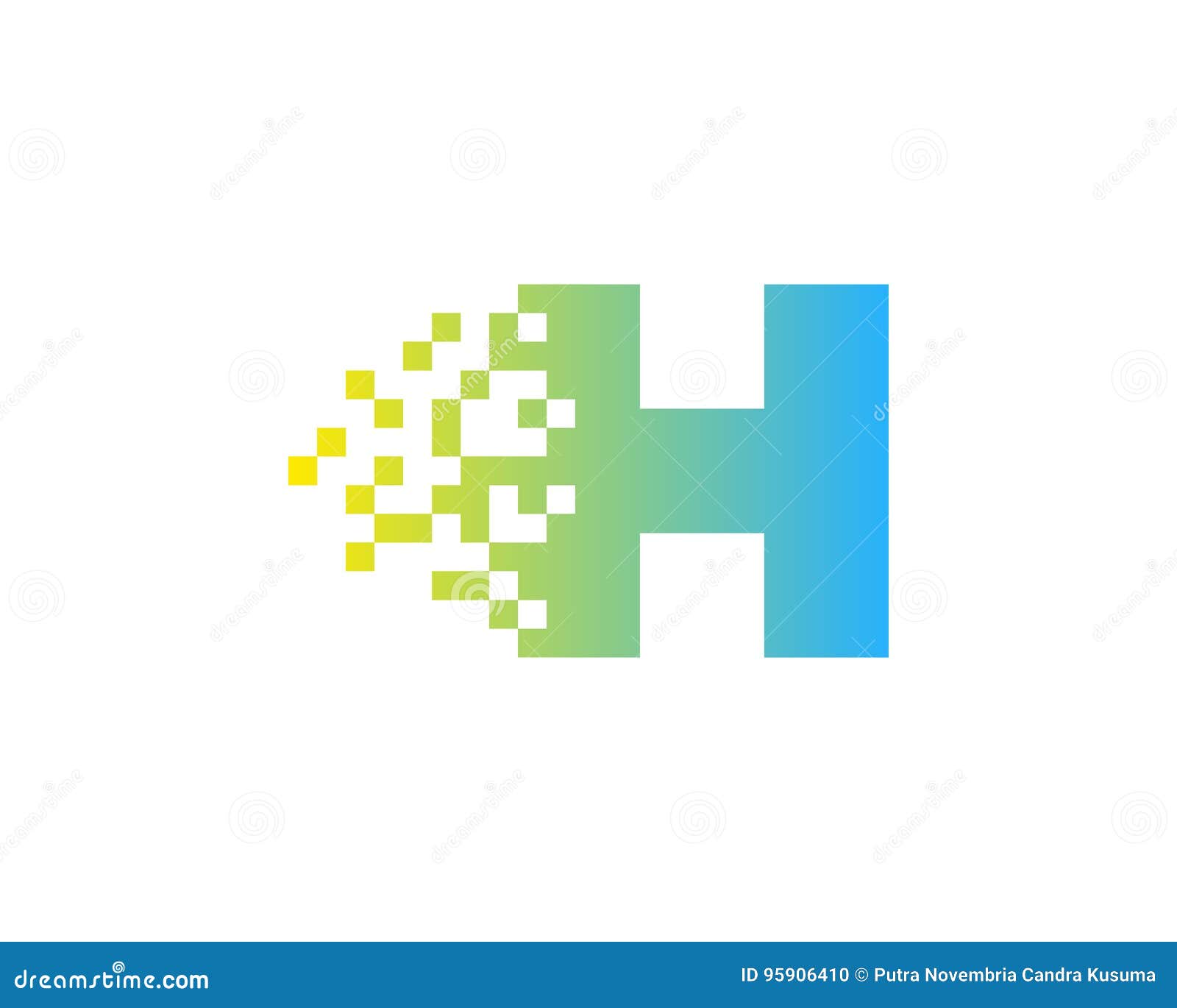 Letter H Icon Logo Design Element Stock Vector - Illustration of cloud ...