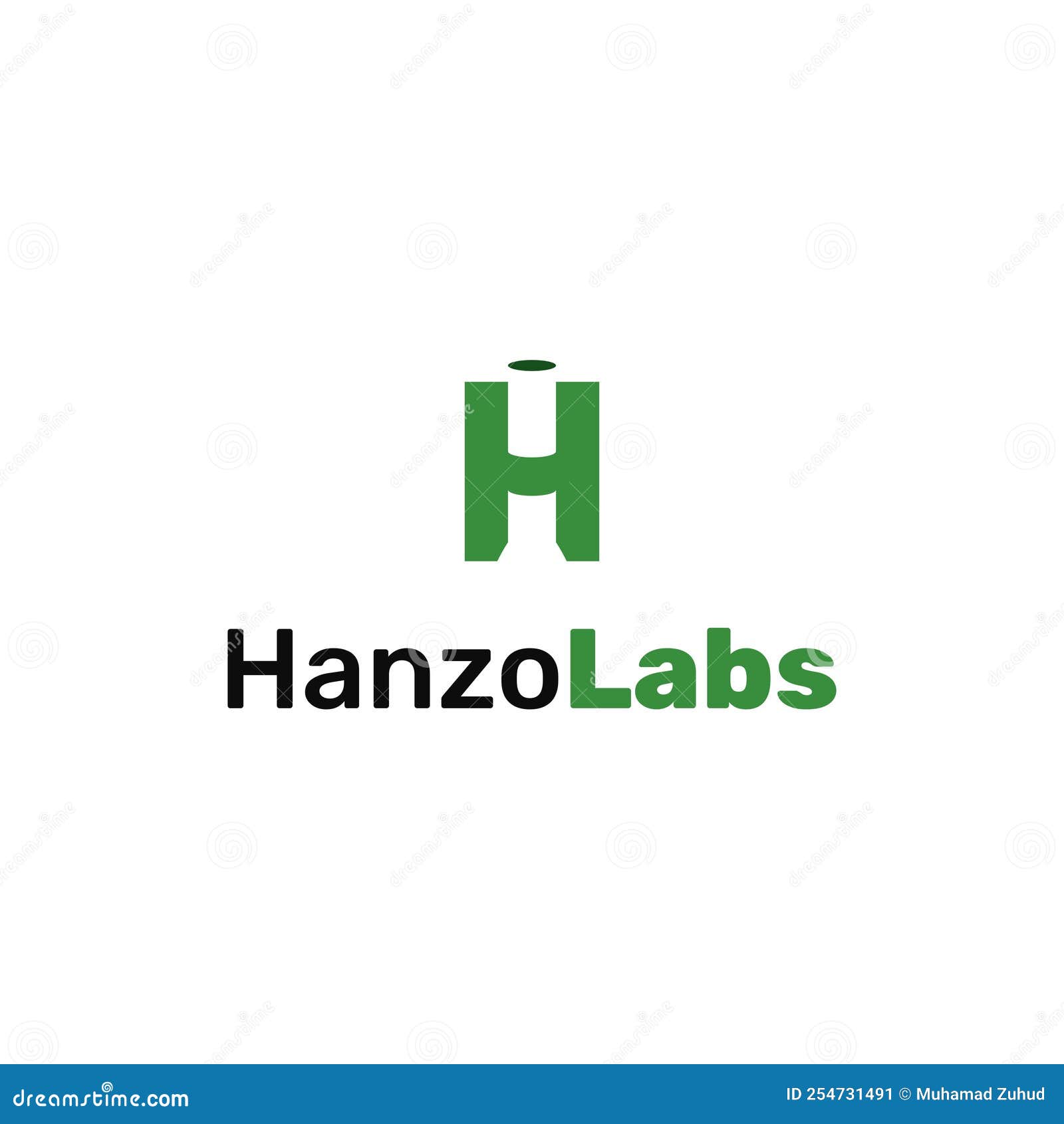 Letter H Lab Logo Design Concept. Stock Vector - Illustration of format ...