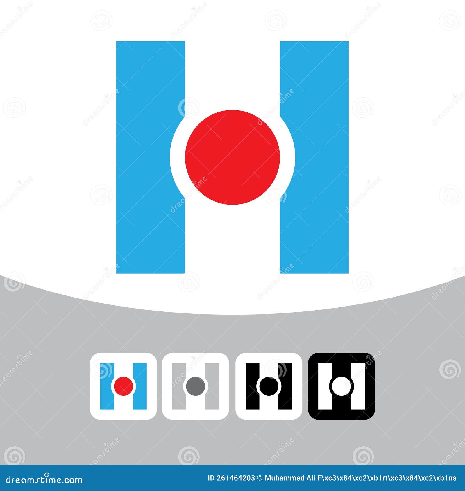 Letter H Logo Design Vector. Stock Vector - Illustration of design ...