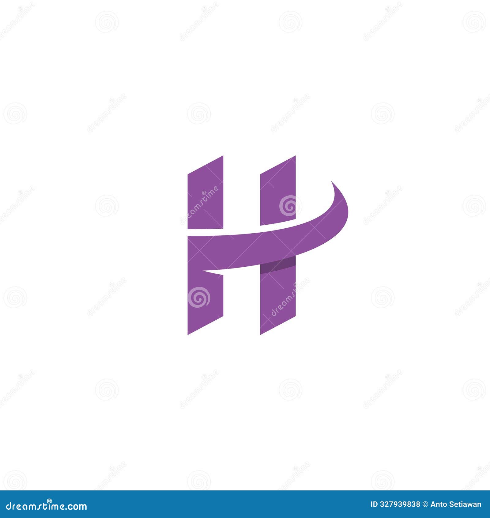 Letter H Logo Vector. Initial H Icon Stock Illustration - Illustration ...