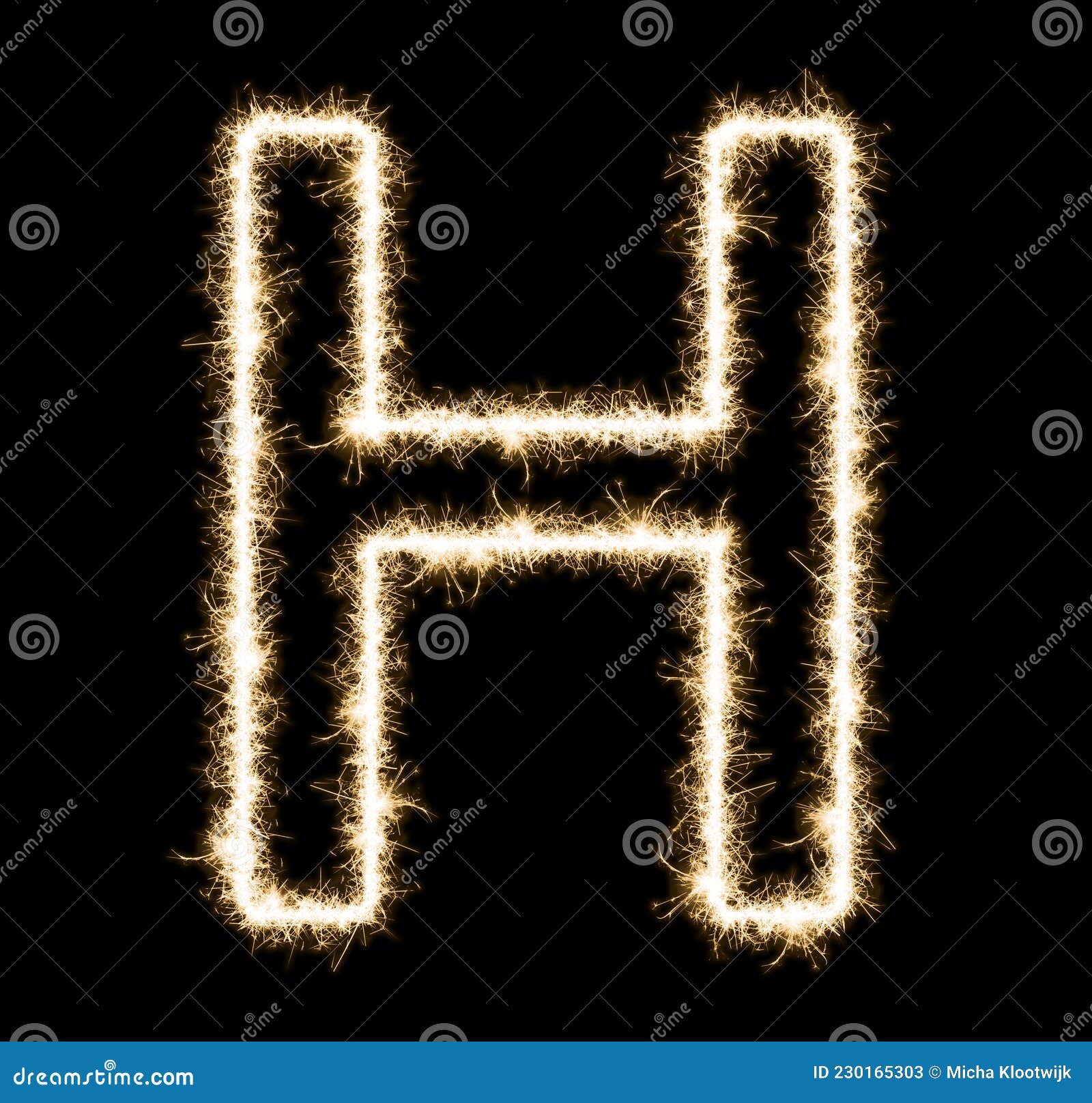Letter H - Made Out of Sparkles Stock Image - Image of fireworks ...