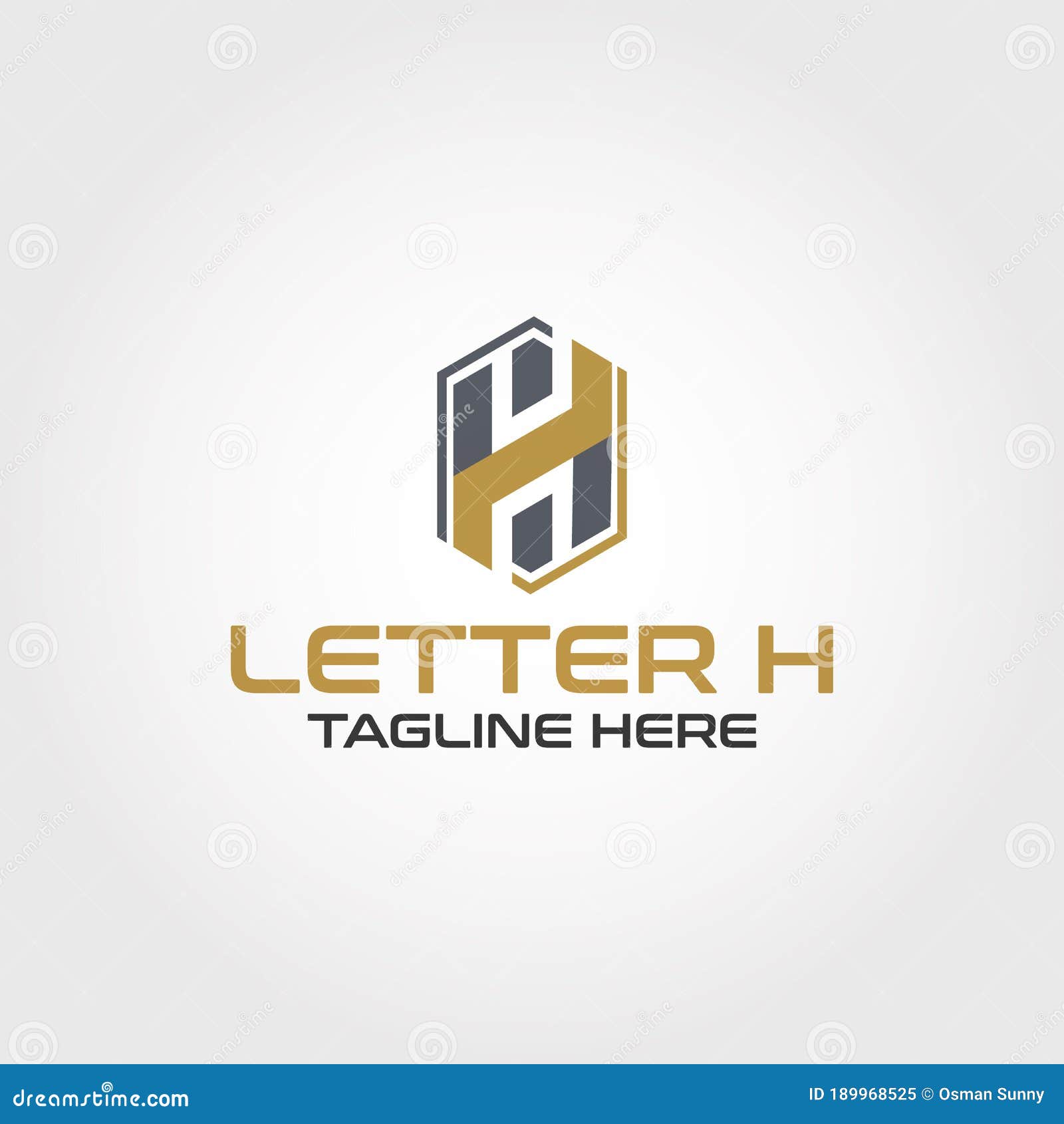 Letter H Modern Vector Logo Design Template Stock Vector - Illustration ...
