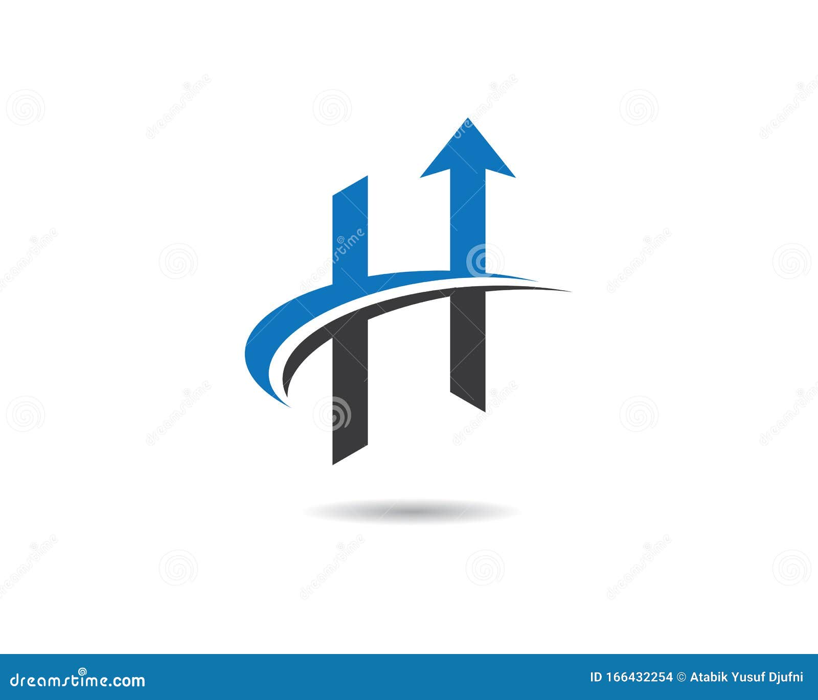 Letter H Symbol Illustration Stock Vector - Illustration of arrows ...