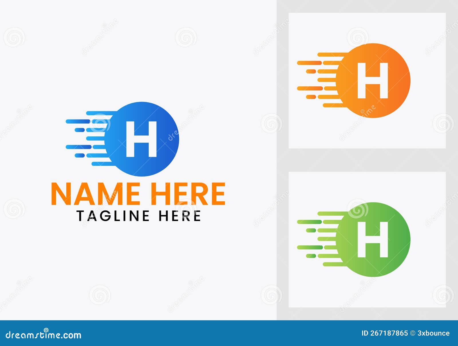 Letter H Technology Logo Design Template. Modern Logotype Symbol Stock ...