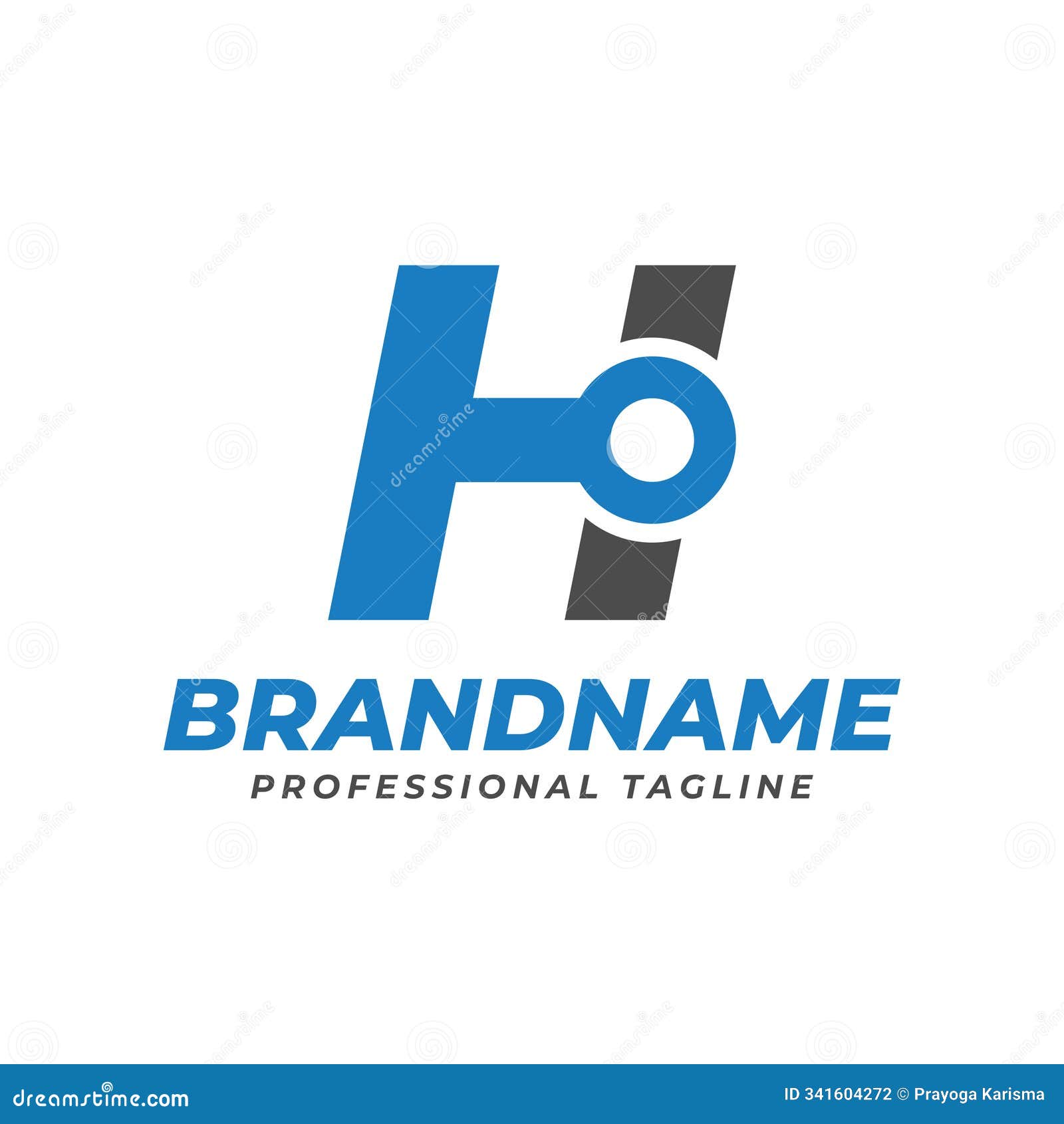 Letter H Technology Logo, Symbolizing Innovation, Progress, and Cutting ...