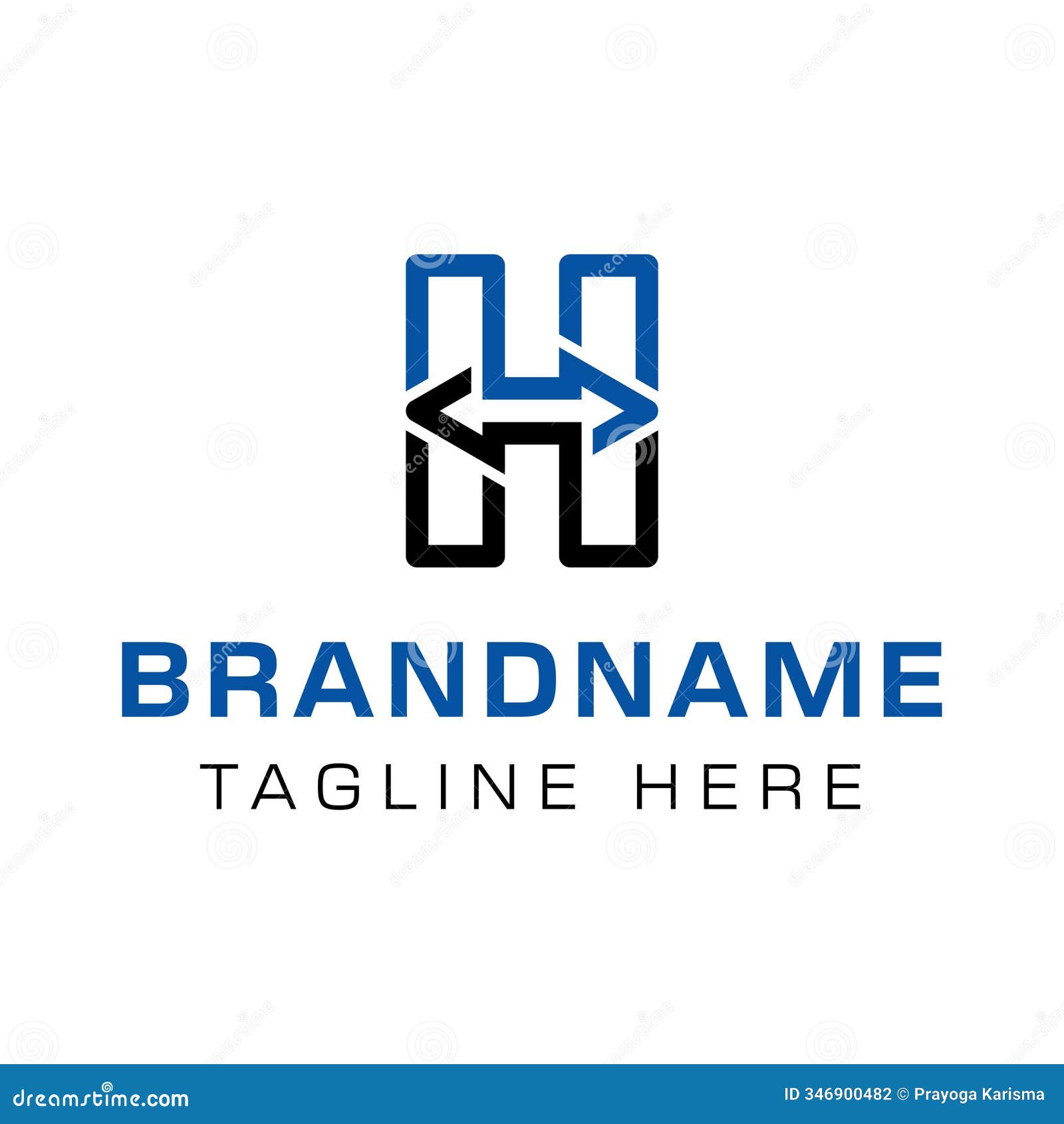 Letter H Trading Arrow Logo, Symbolizing Growth, Progress, and Movement ...