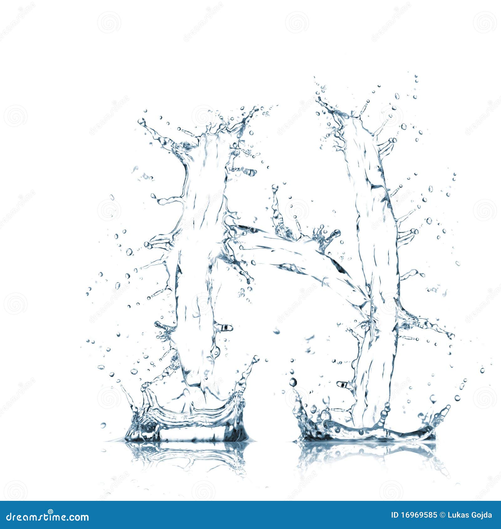 Letter H of water alphabet stock image. Image of freshness - 16969585