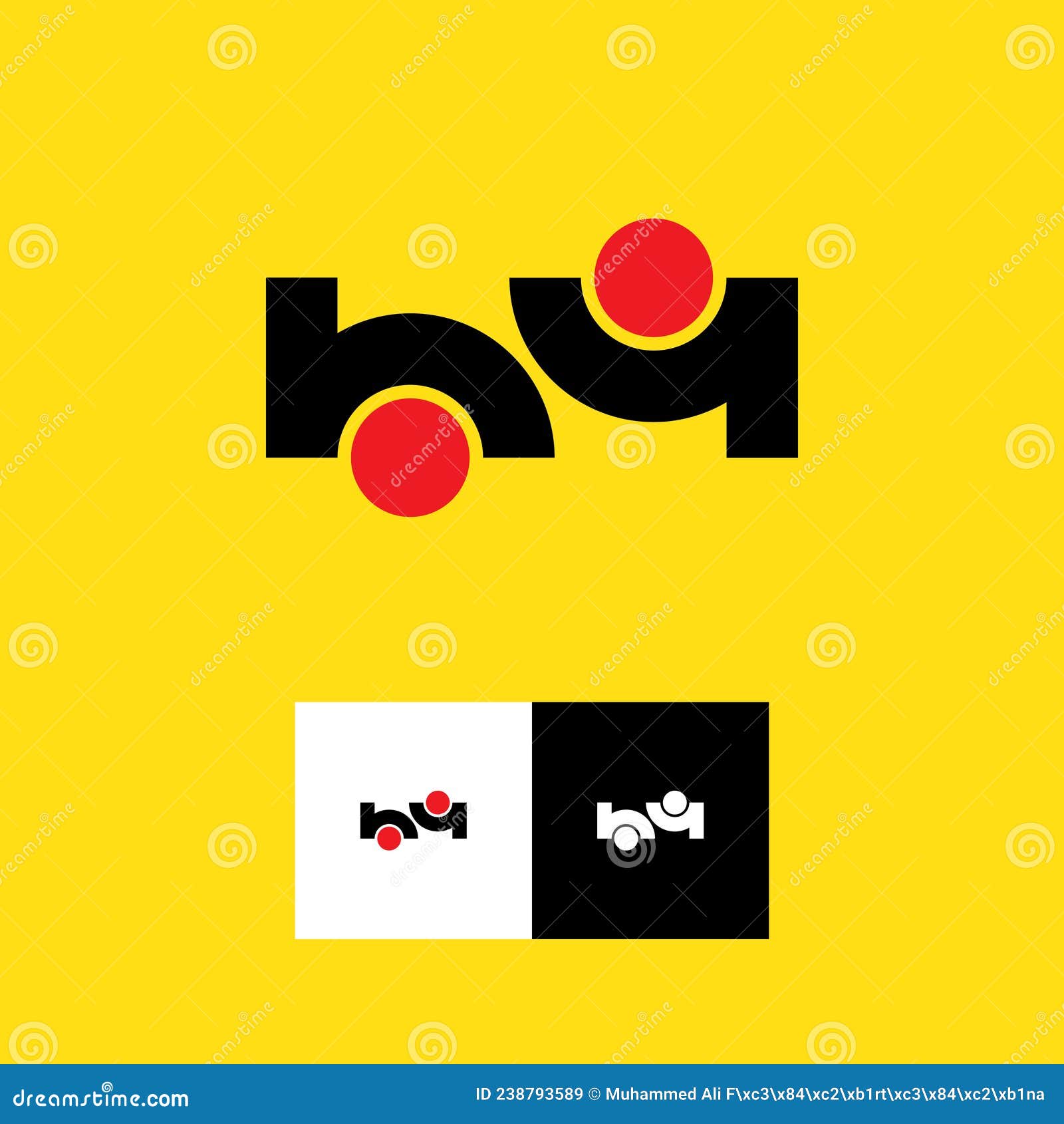 Letter H and H-Y or HOYO Logo Design Vector Stock Vector - Illustration ...