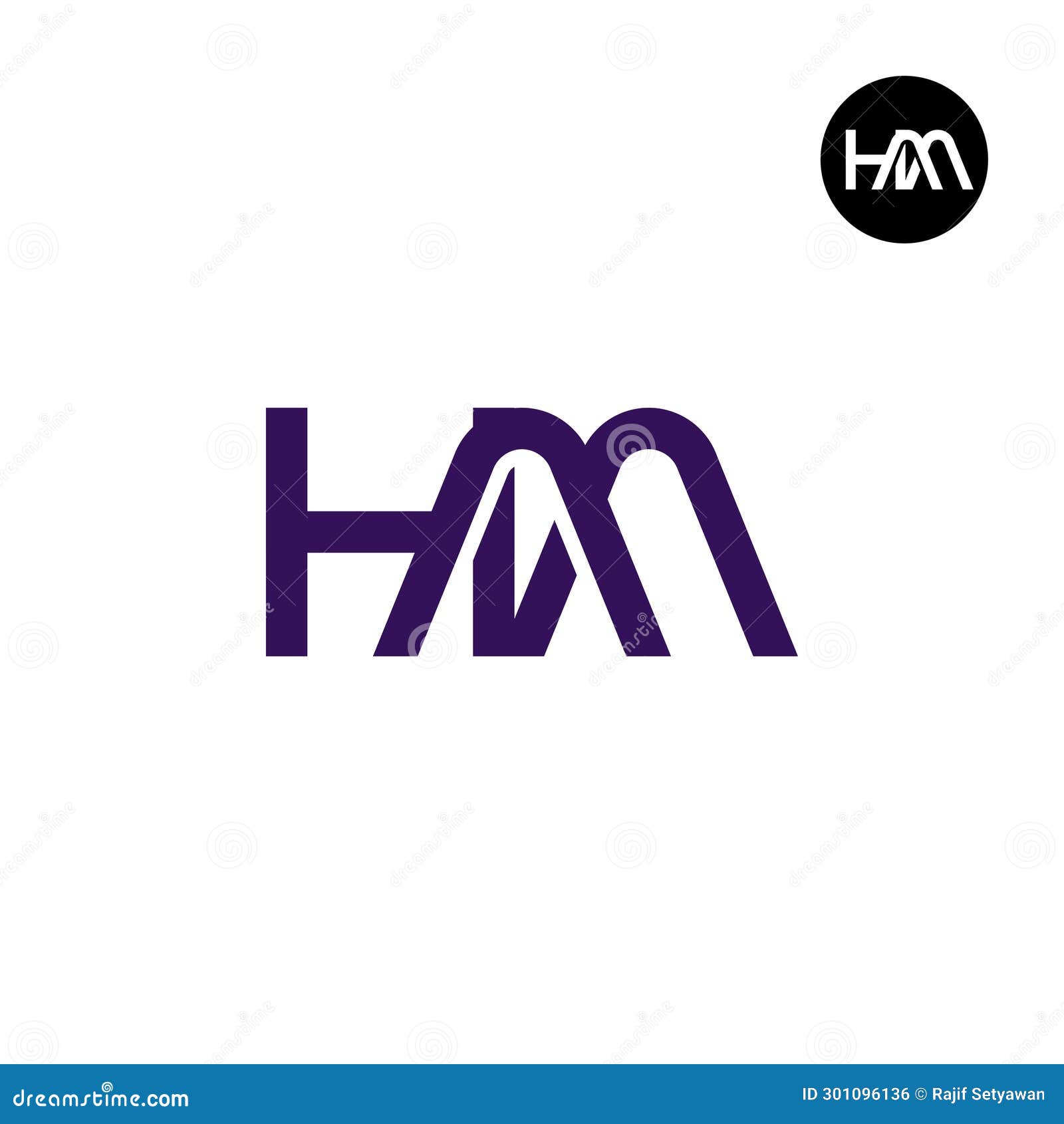 Letter HAA Monogram Logo Design Vector Illustration | CartoonDealer.com ...