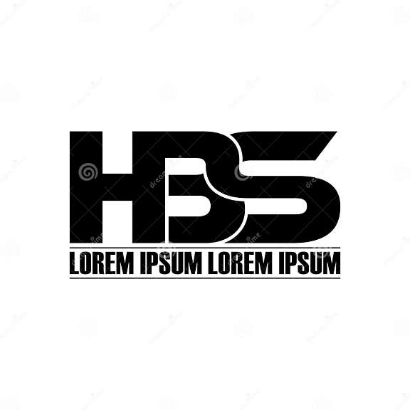 Letter HBS Simple Monogram Logo Icon Design. Stock Vector ...