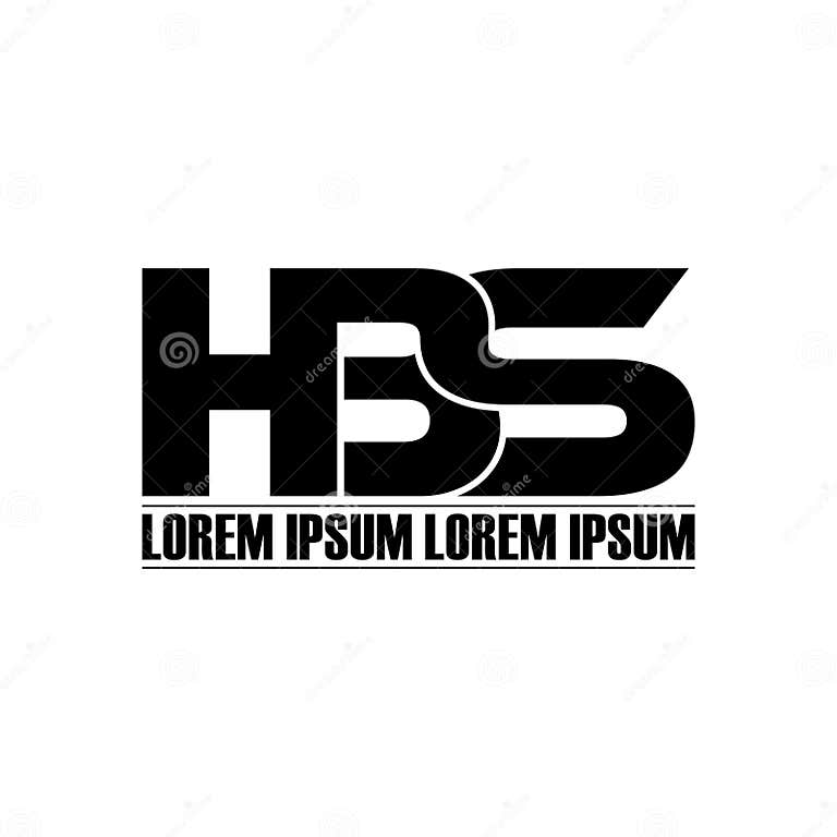 Letter HBS Simple Monogram Logo Icon Design. Stock Vector ...