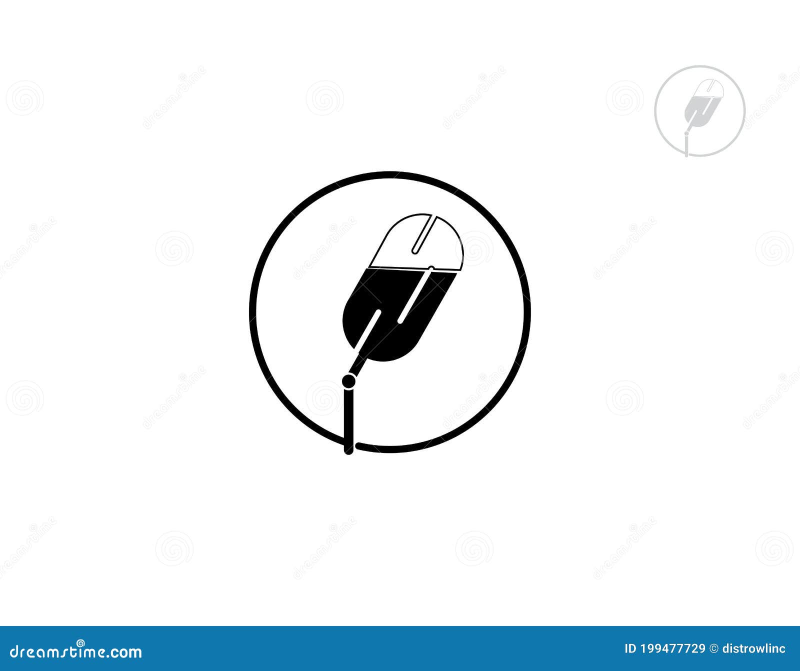 Letter HD Microphone Logotype on Vector Illustration Stock Vector ...