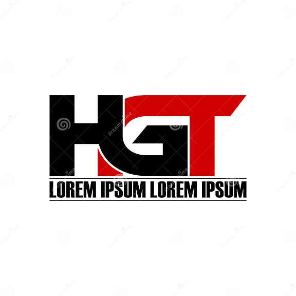 Letter HGT Simple Monogram Logo Icon Design. Stock Vector ...