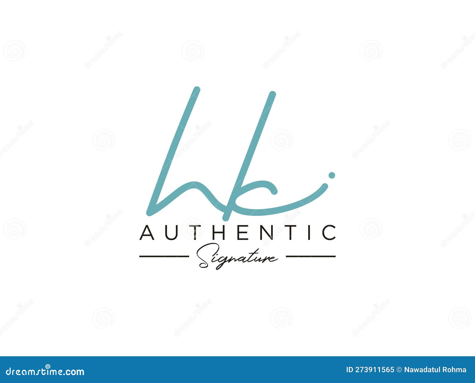 Letter HK Signature Logo Template Vector Stock Vector - Illustration of ...