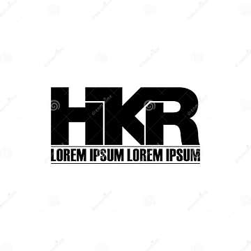 Letter HKR Simple Monogram Logo Icon Design. Stock Vector ...