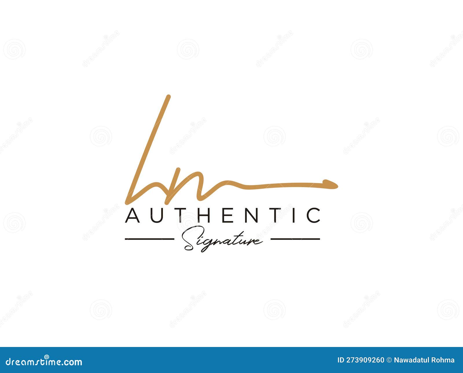 Letter HM Signature Logo Template Vector Stock Vector - Illustration of ...