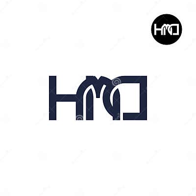 Letter HMD Monogram Logo Design Stock Illustration - Illustration of ...
