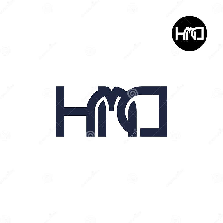 Letter HMD Monogram Logo Design Stock Illustration - Illustration of ...