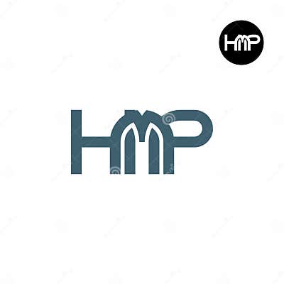 Letter HMP Monogram Logo Design Stock Illustration - Illustration of ...