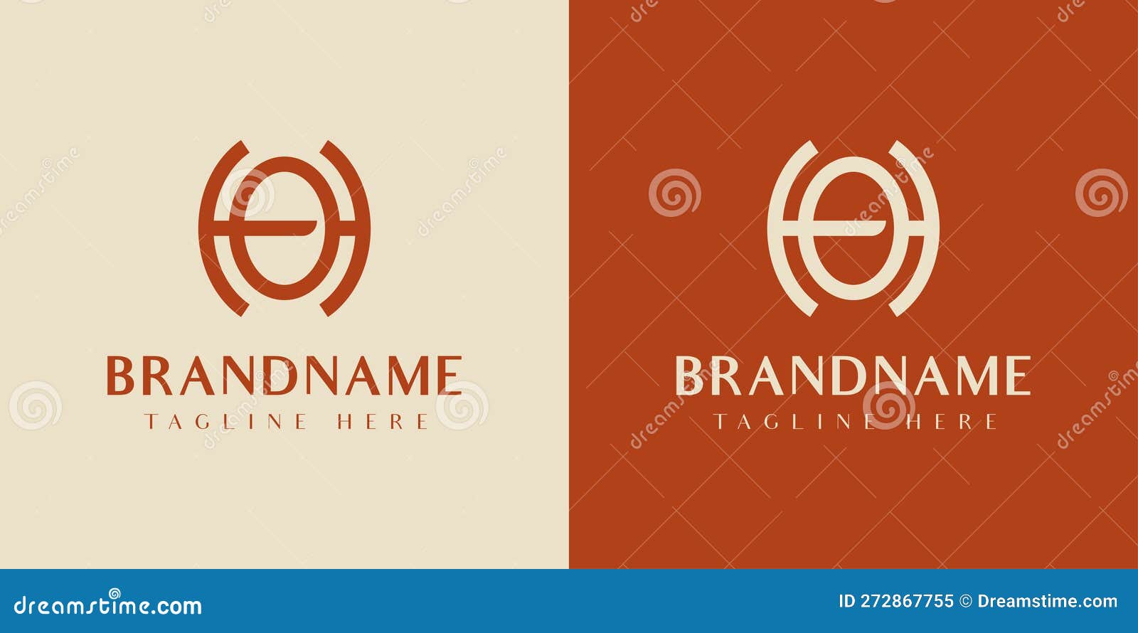 Letter HO or OH Oval Logo, Suitable for Any Business with HO or OH ...