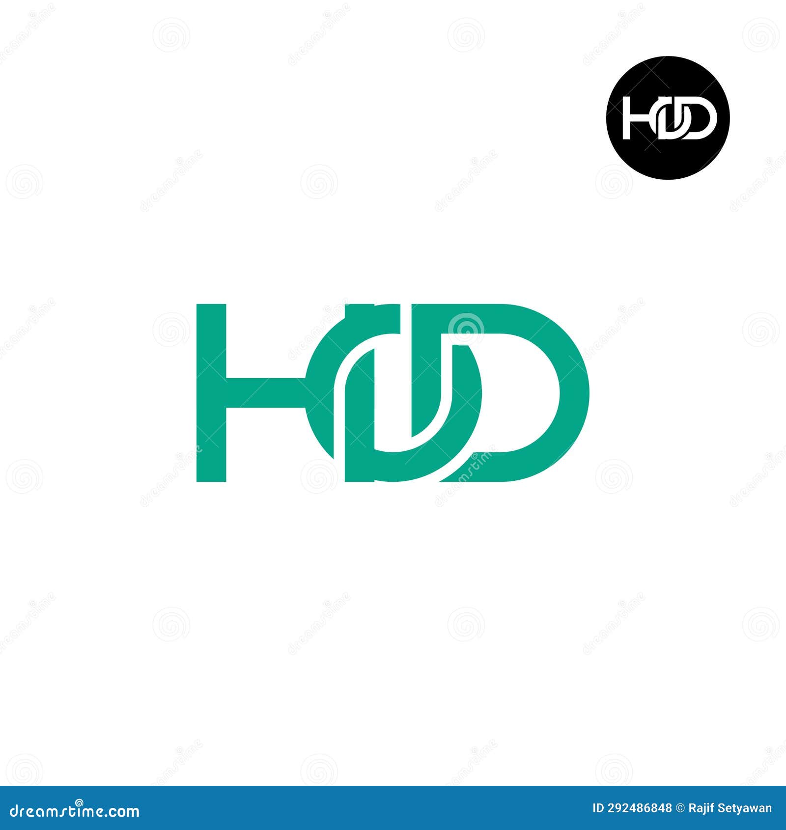 Letter HOD Monogram Logo Design Vector Illustration | CartoonDealer.com ...