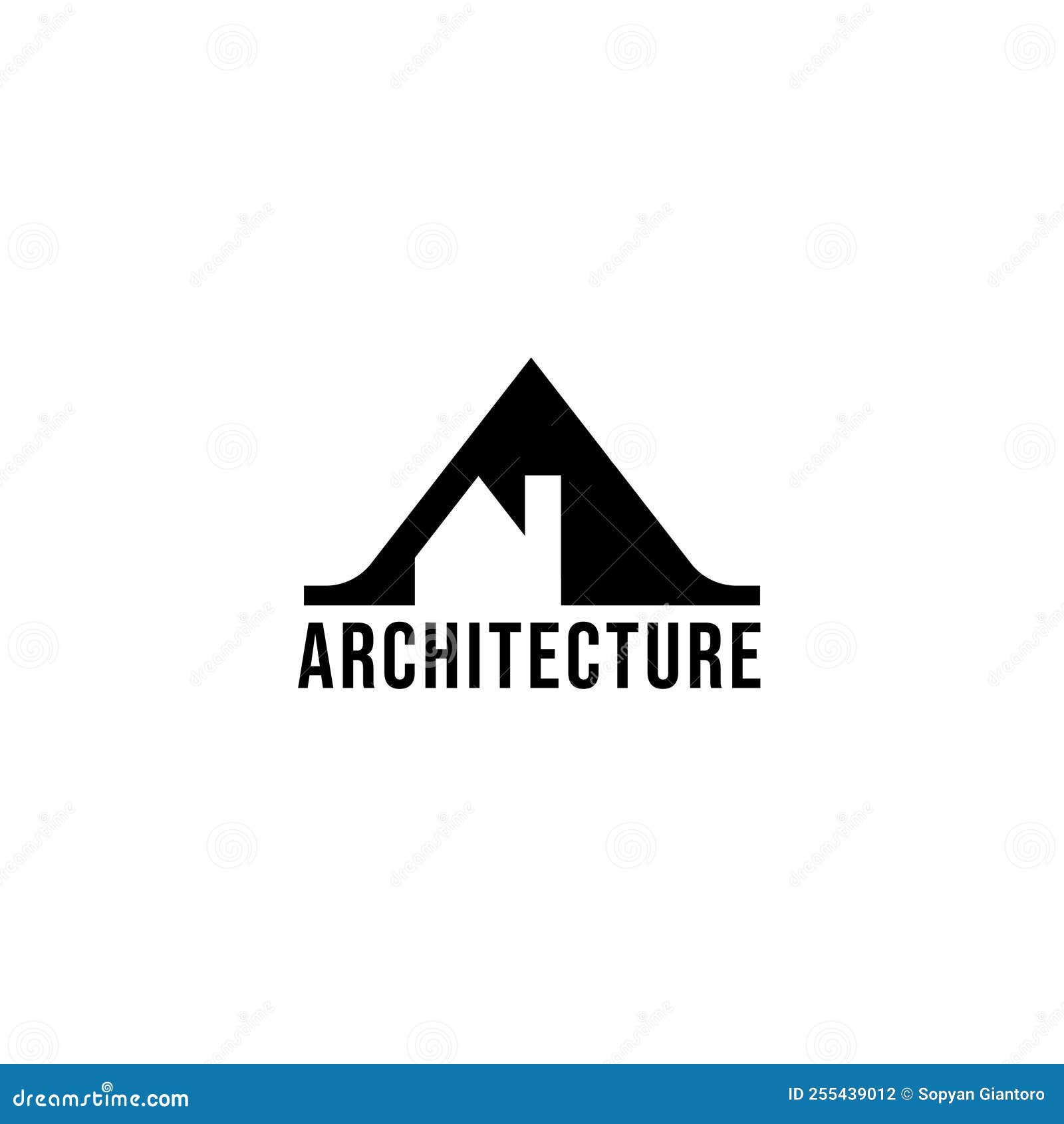 Letter a House Architecture Logo. Letter a Initial Logo Stock Vector ...