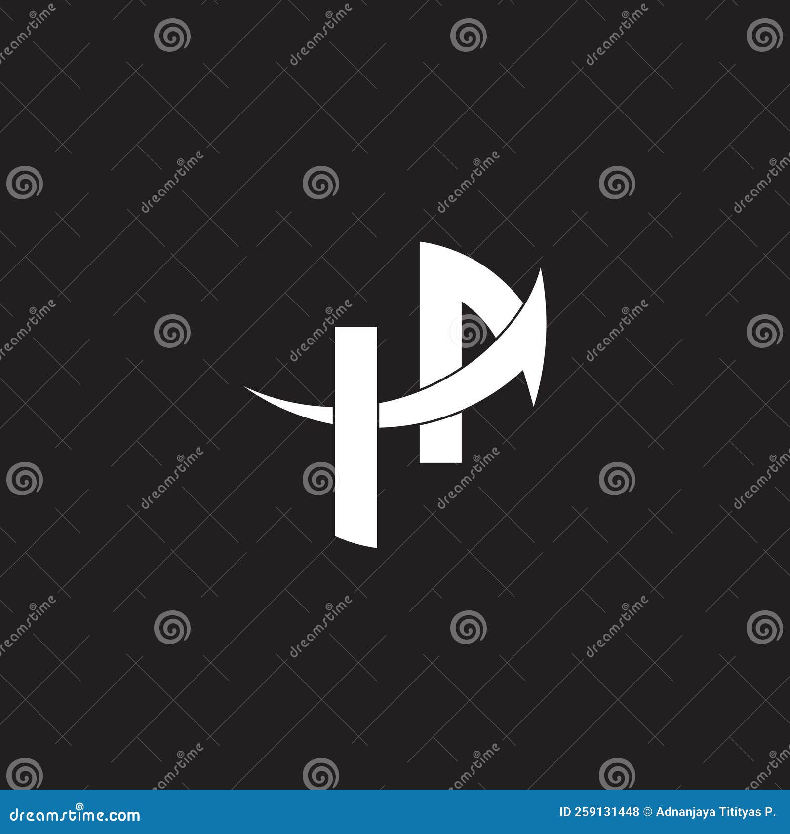 Letter Hp Arrow Up Logo Vector Stock Vector - Illustration of brand ...