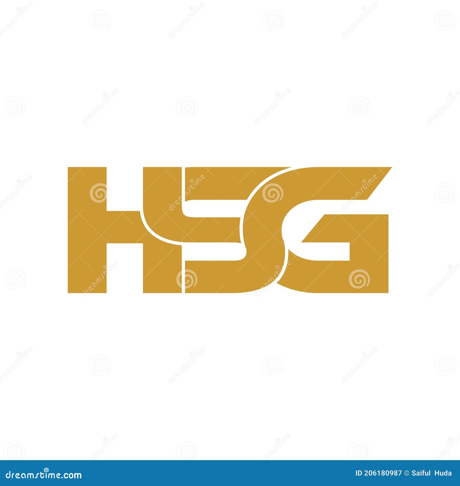 Letter HSG Simple Monogram Logo Icon Design. Stock Vector ...