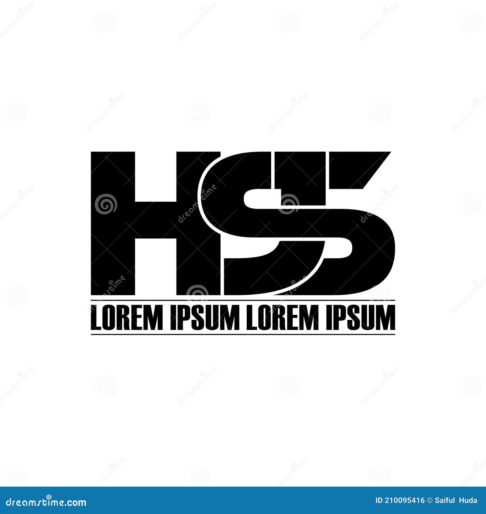 Letter HSJ Simple Monogram Logo Icon Design. Stock Vector ...