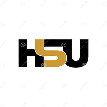 Letter HSU Simple Monogram Logo Icon Design. Stock Vector ...