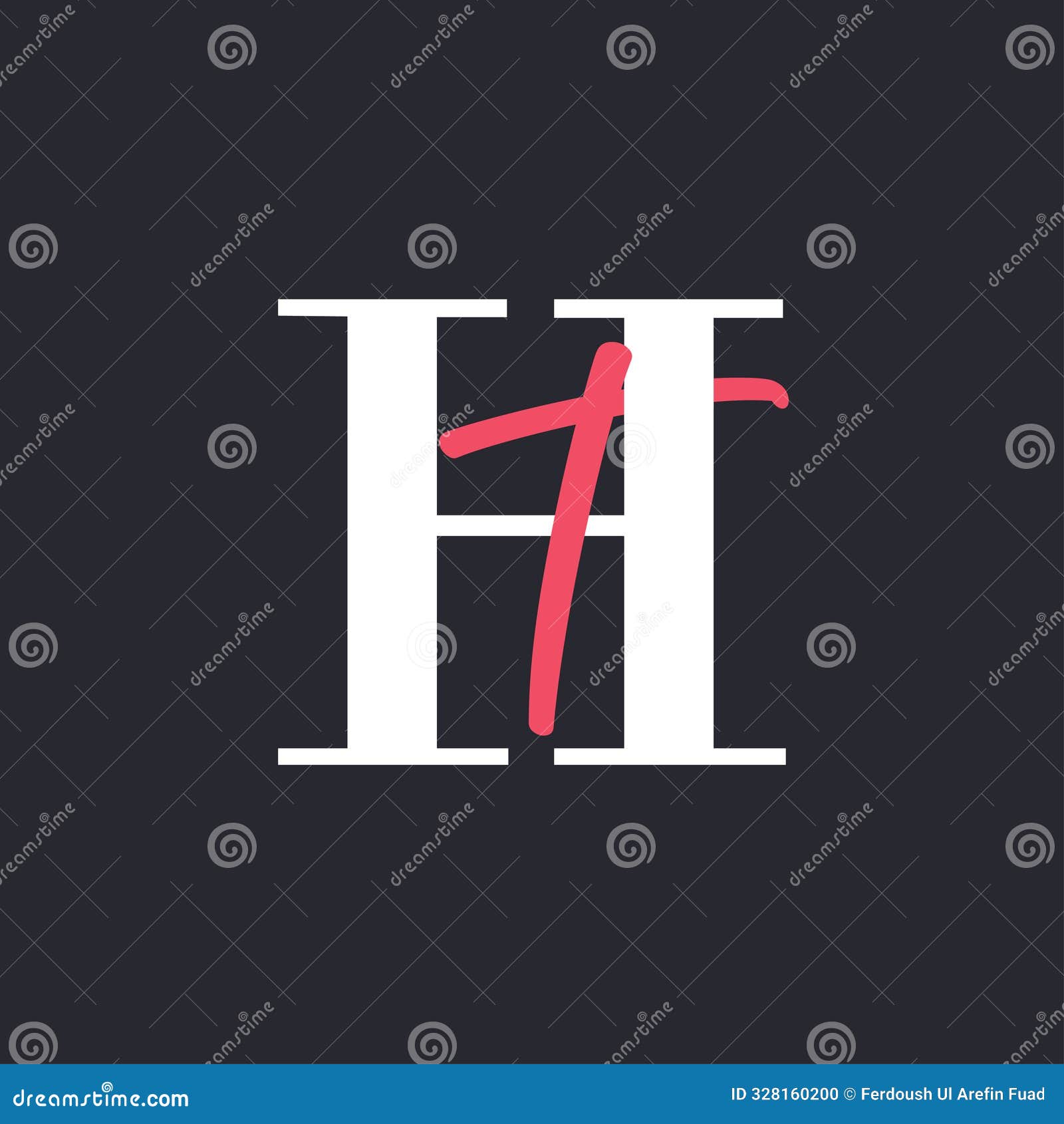 Letter HT Logo. Perfectly Blended Initials HT Letter Logo Design Stock ...