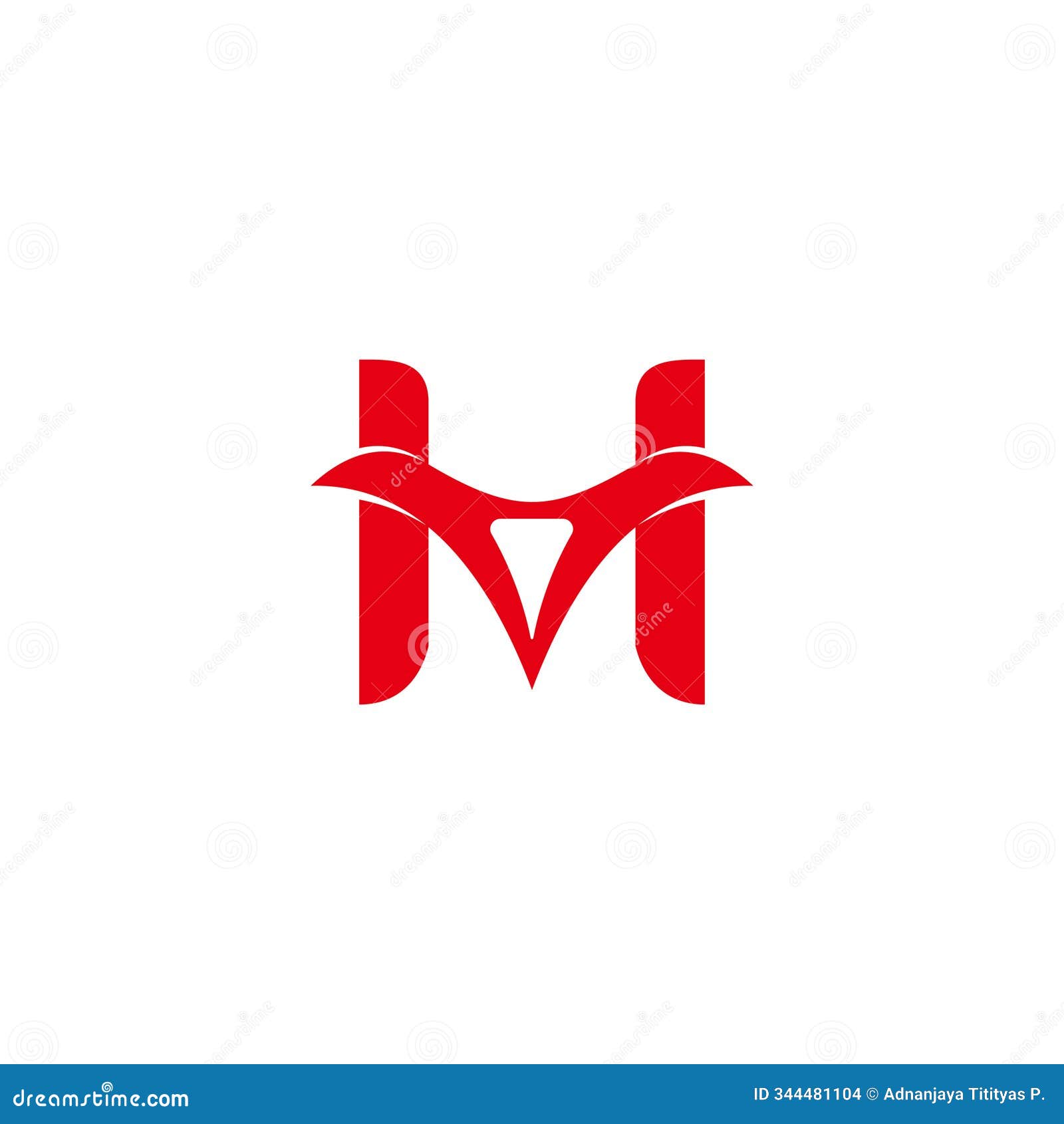 Letter Ma Triangles Colorful Silhouette Logo Vector | CartoonDealer.com ...